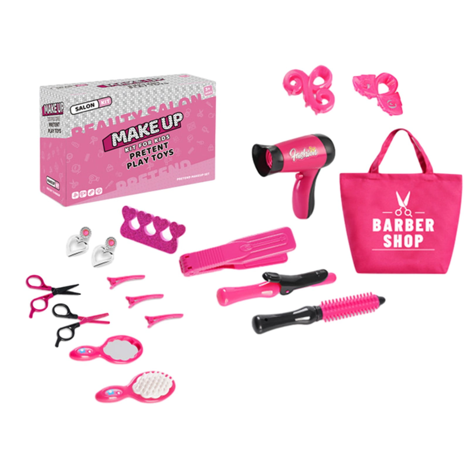 JikouIivo Children Play House Hairdressing Toys Set, Girl Jewelry ...