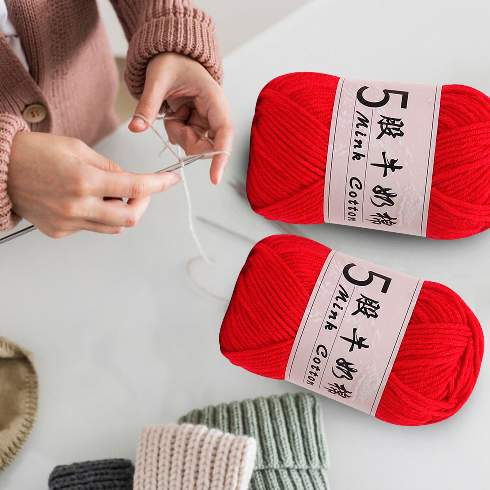 JikouIivo Cotton to The Core Soft Cotton Yarn Milk Yarn Fabric Wool ...