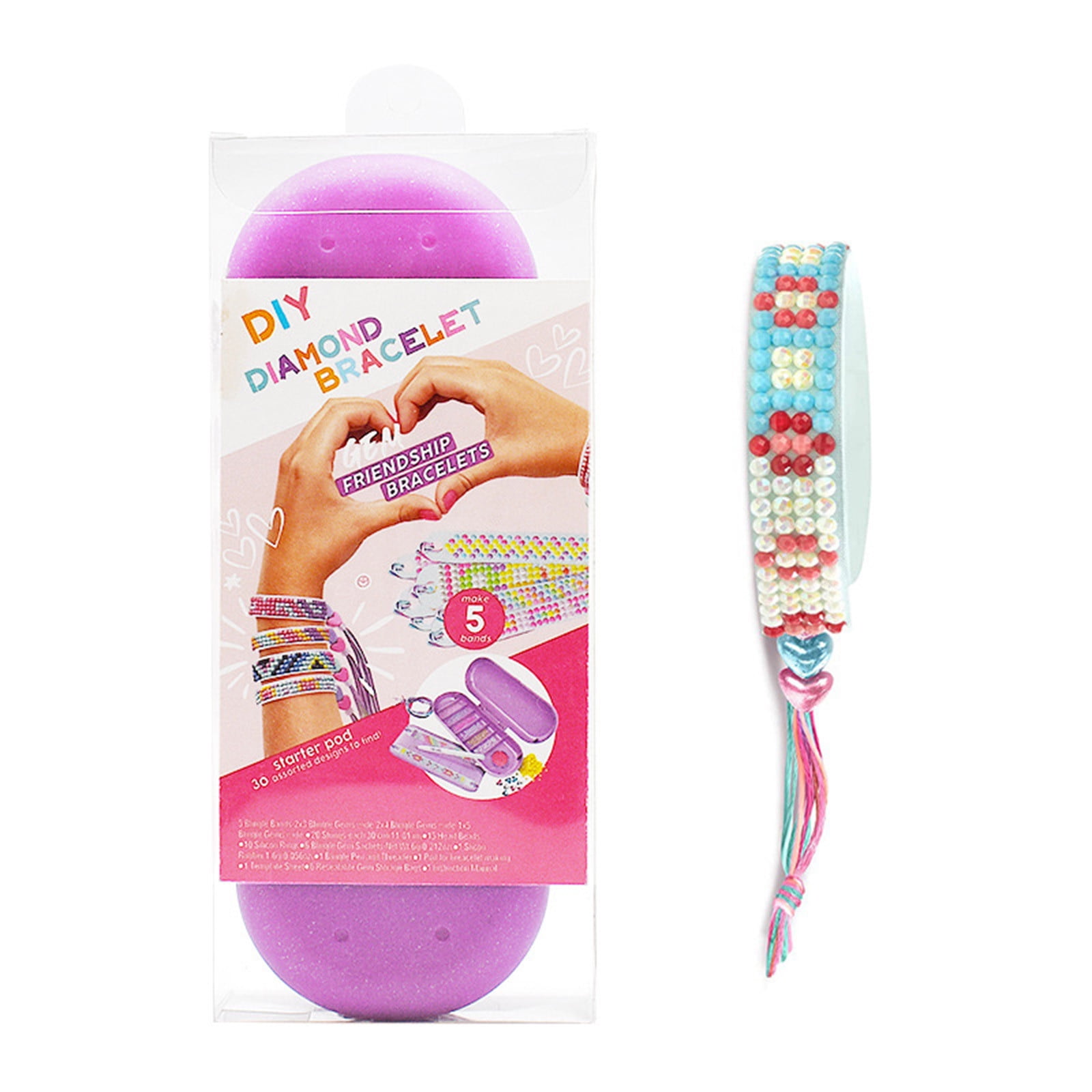 JikouIivo Diamond Art Bracelet Kit Bracelet Making Kit For Girls ...