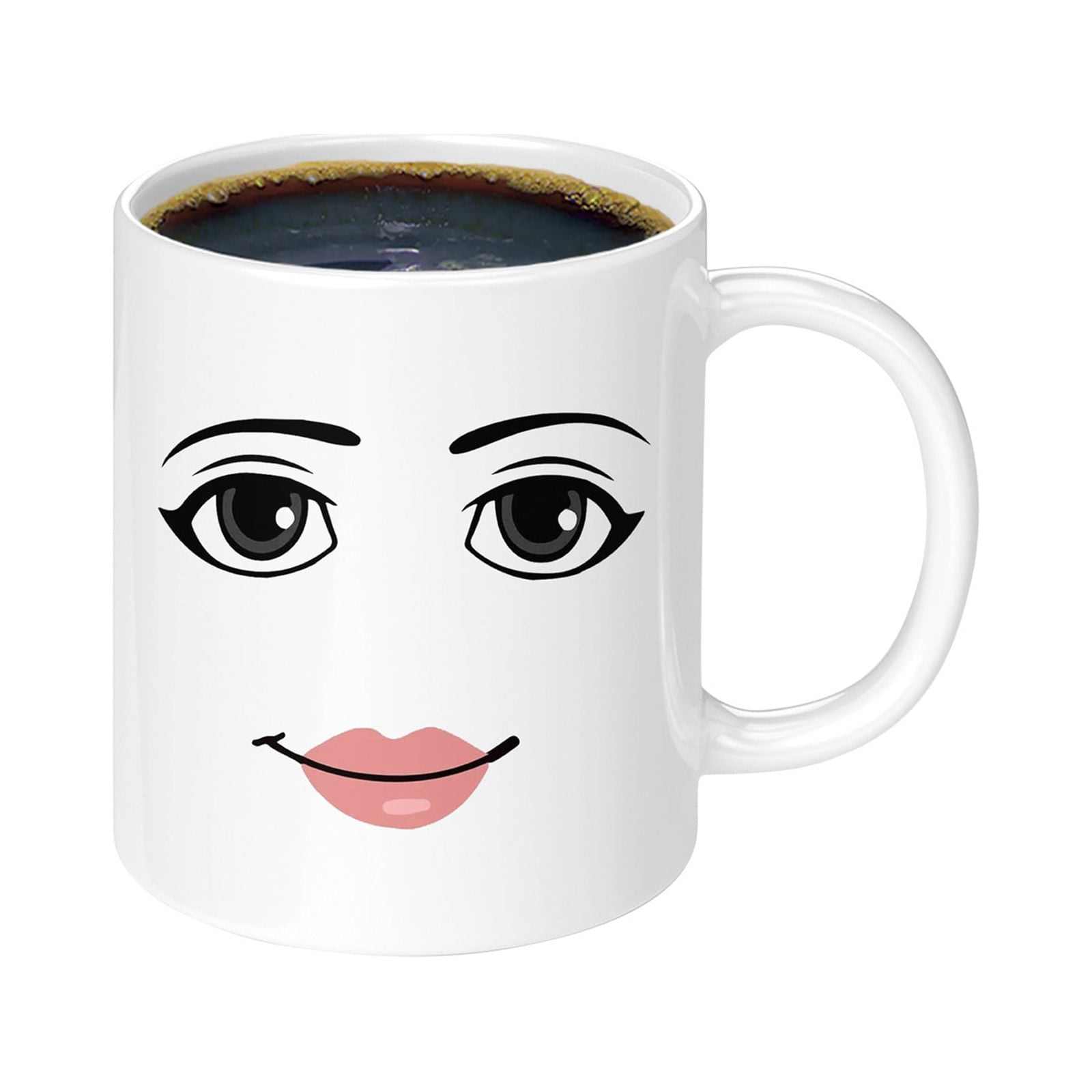 JikouIivo Facial Expression Mug Ceramic Breakfast Coffee Milk Cup ...