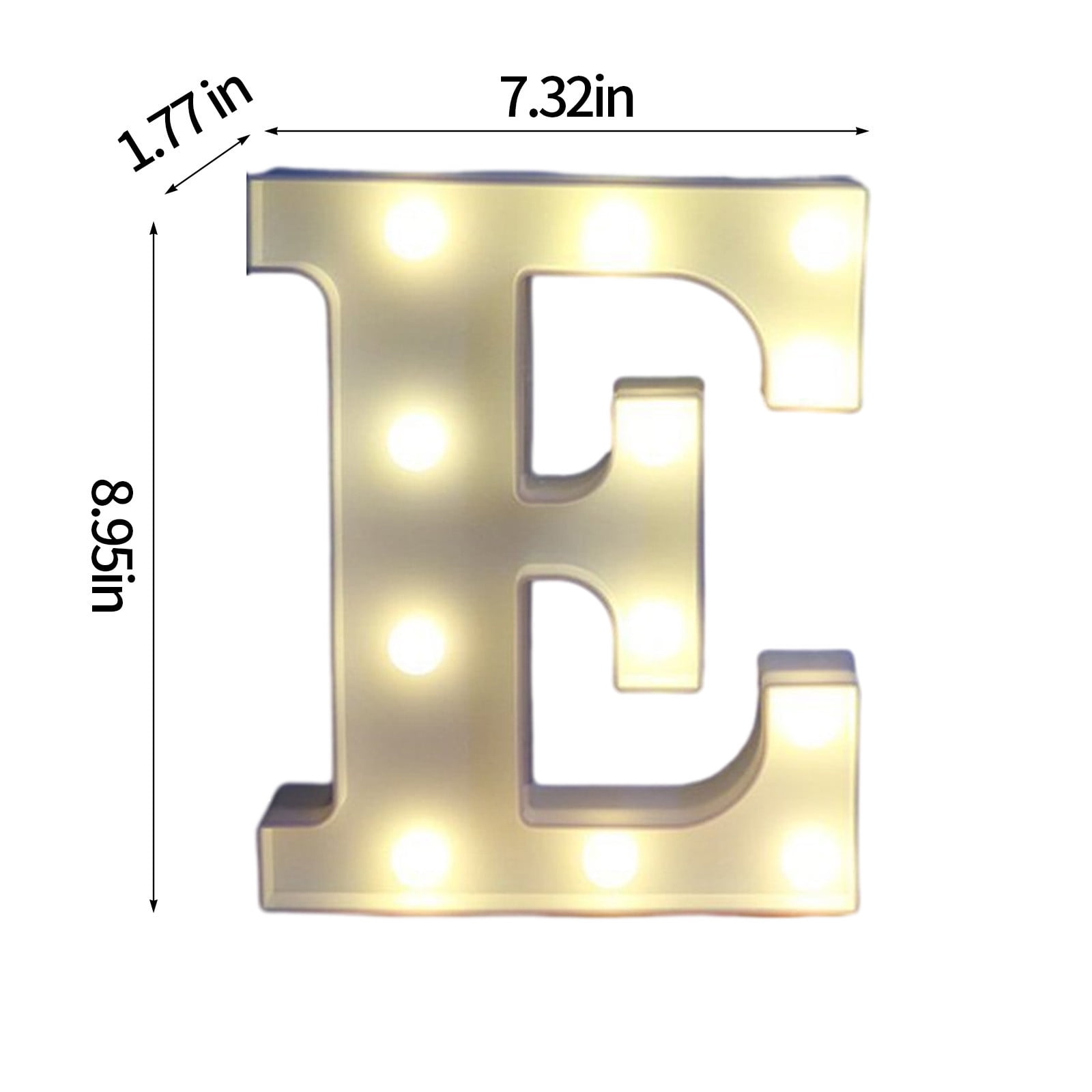 JikoIiving Light Up Letters , LED Letters Lights Sign 26 Alphabet Big ...