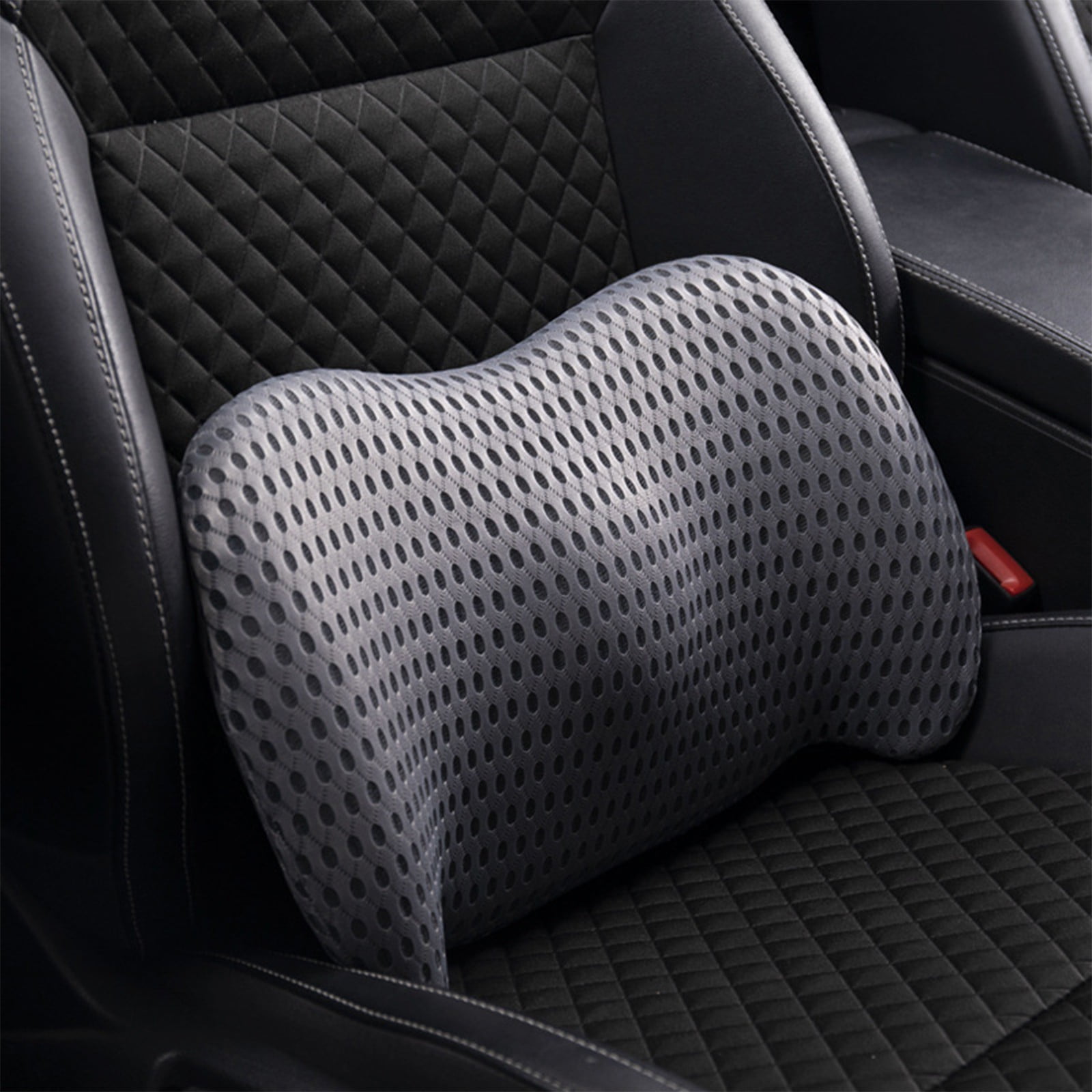 JikouIivo Lumbar Support Pillow,Memory Foam Back Support for Office ...