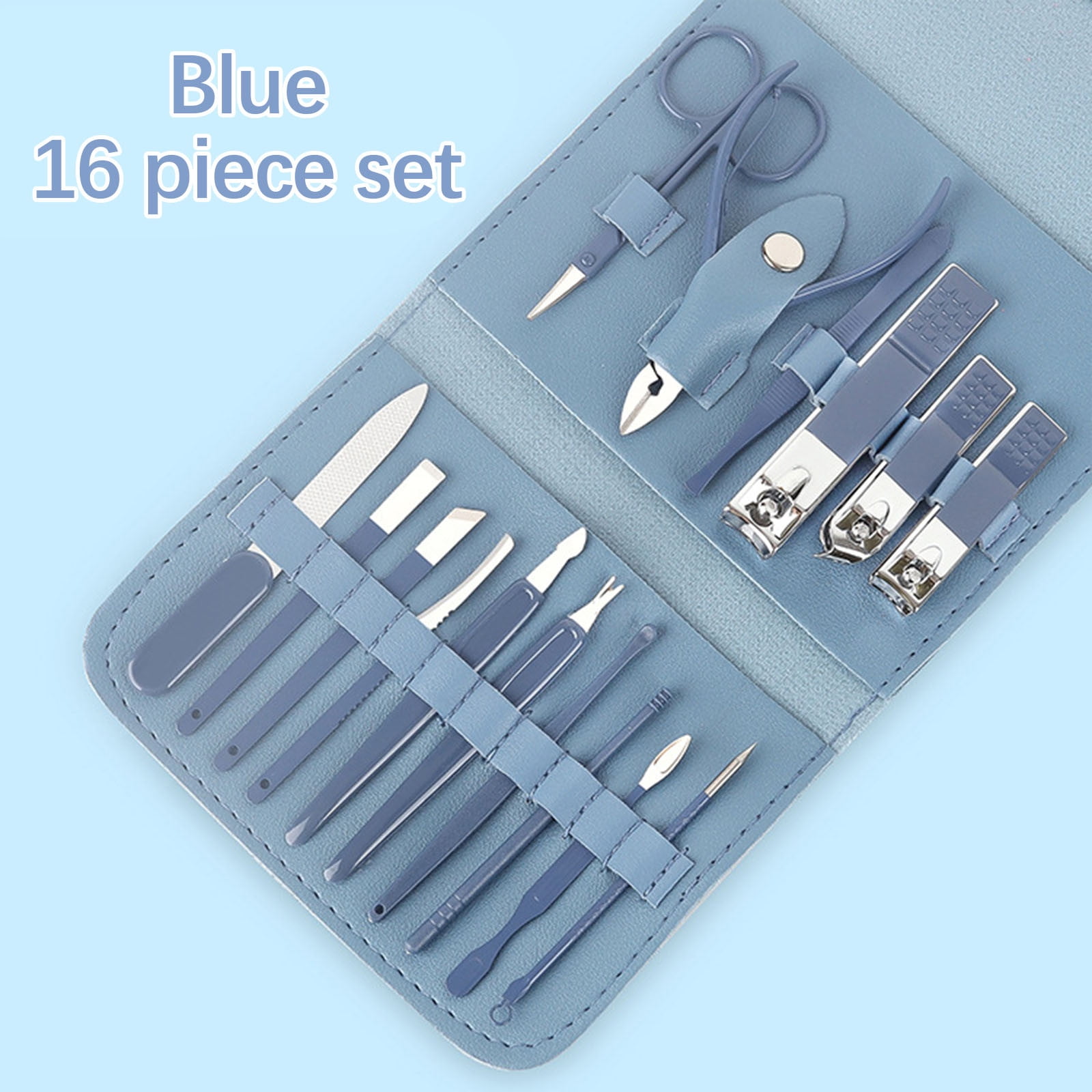 JikouIivo Manicure Set Nail Clippers Kit,Professional Grooming Kit ...