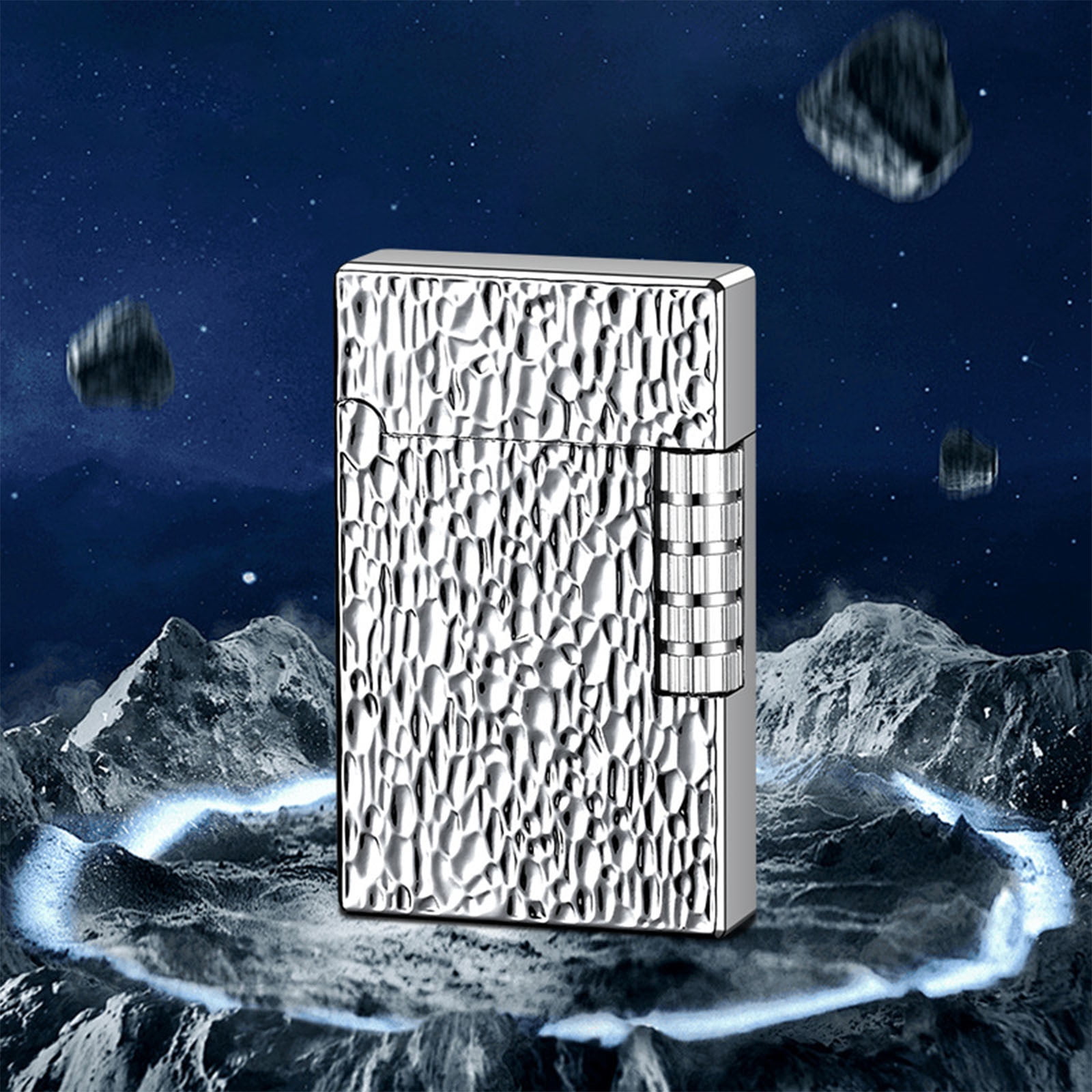 JikouIivo Mini Electric Lighters,Crater Clear Light Inclined Fire Open ...