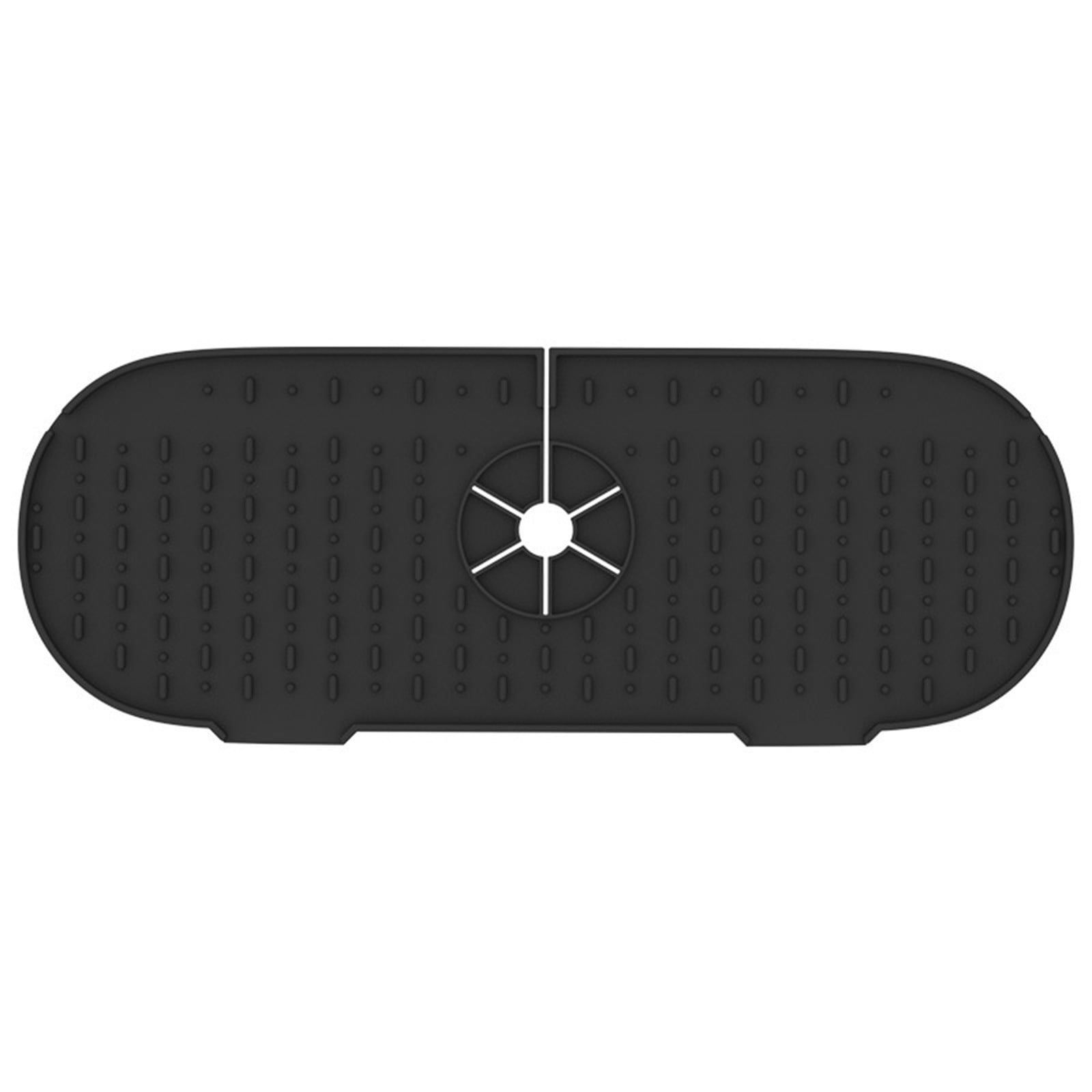 JikouIivo Silicone Sink Faucet Mat Sink Splashing Guard Draining Pad ...