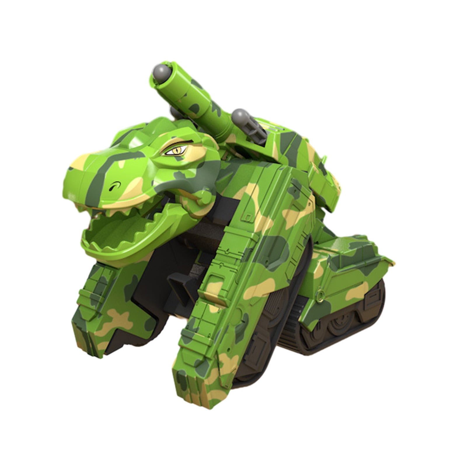 JikouIivo Transforming Dinosaur Tank Toy Collision Transforming Press ...