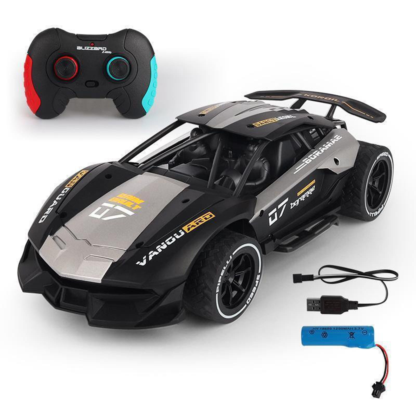 JikouIivo 1:12 Alloy High-speed Remote Control Car, Boys Speed Racing ...