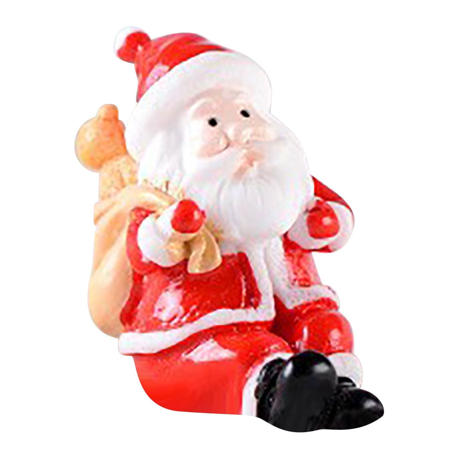 JikouIivo Christmas Miniature Figurines,Resin Santa Claus Ornaments ...