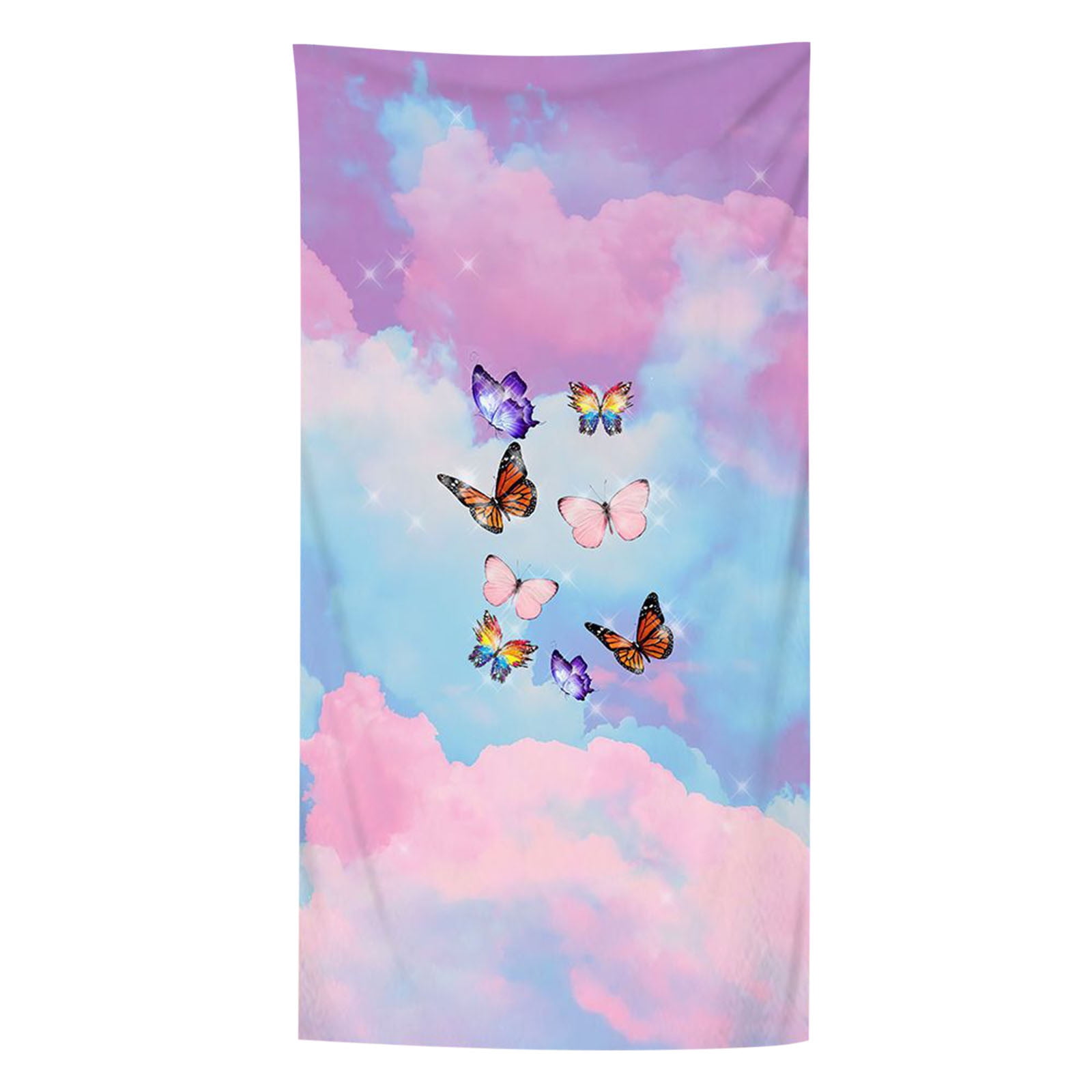 JikouIivo Fly Butterfly Beach Towel for Girls Boys Men Women, Butterfly ...