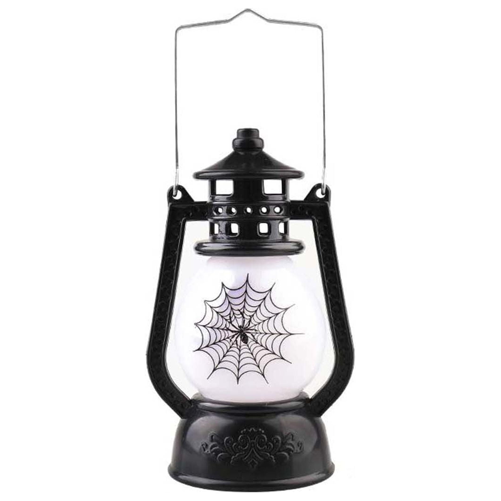 JikouIivo Halloween Mini Lantern Decorative with LED Candle Bulk 6 Inch ...