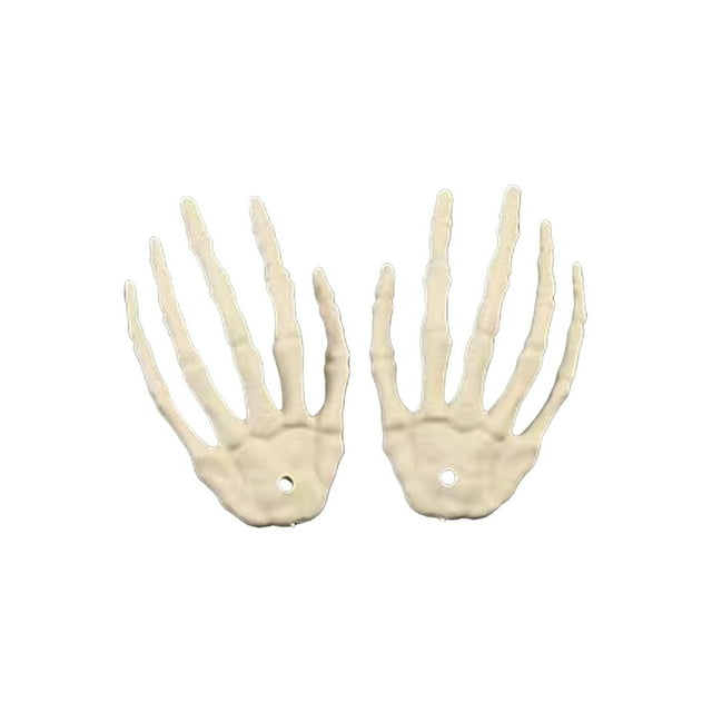 Jikolililili Halloween Skeleton Hand Bones Claw Decoration Skeleton ...