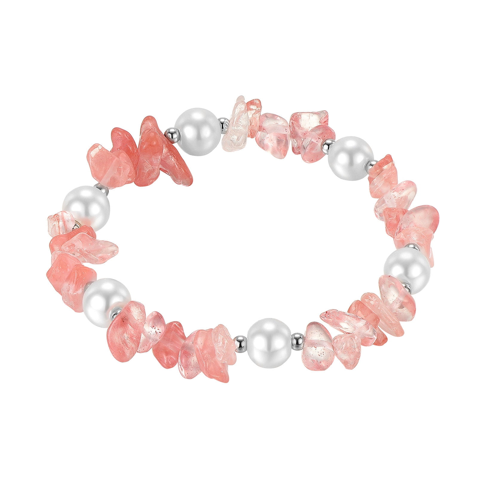 JikouIivo Healing Irregular Chips Natural Chakra Bracelets Anxiety ...