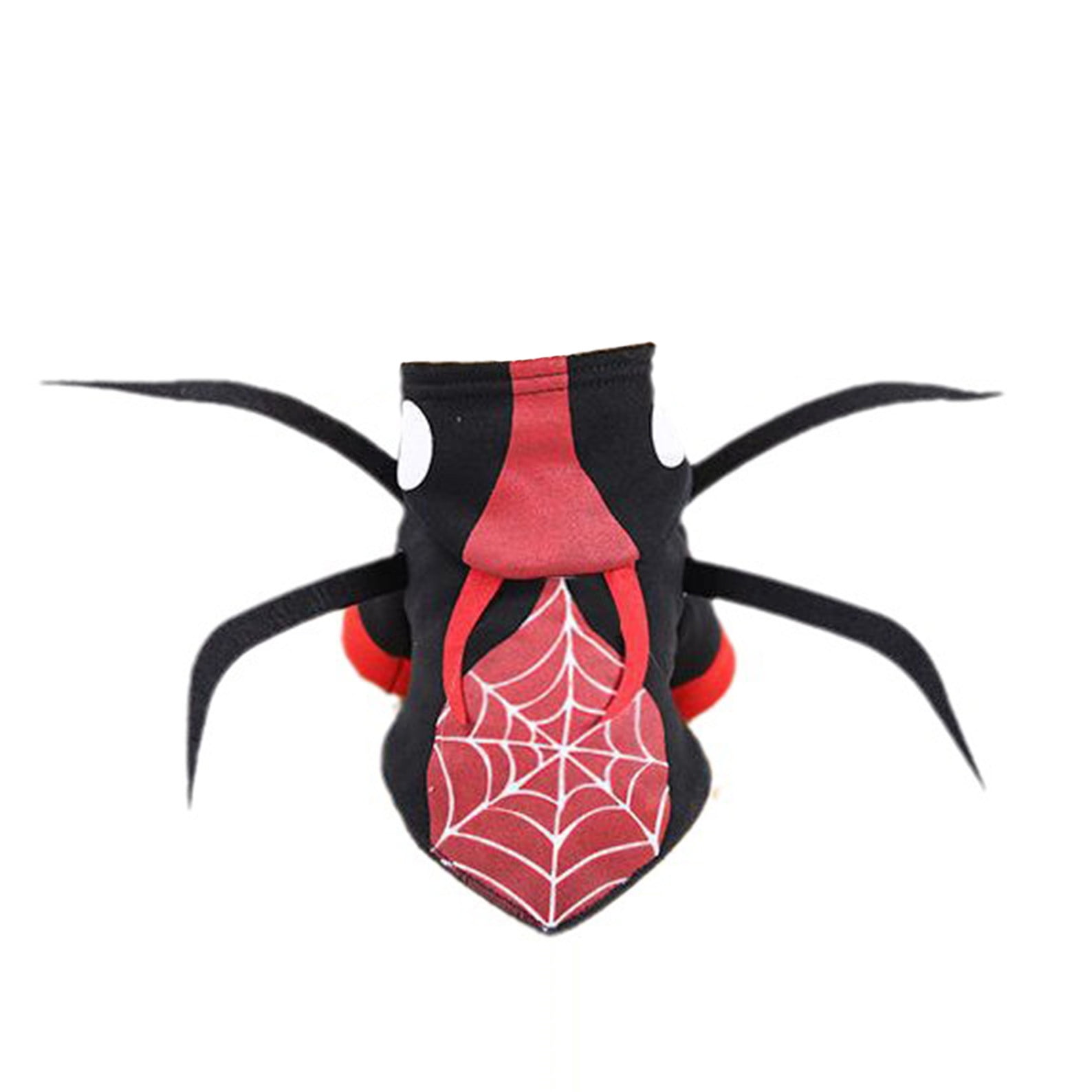 JikouIivo Pet Dog Halloween Spider Costume Spider Wing Cosplay Clothes ...