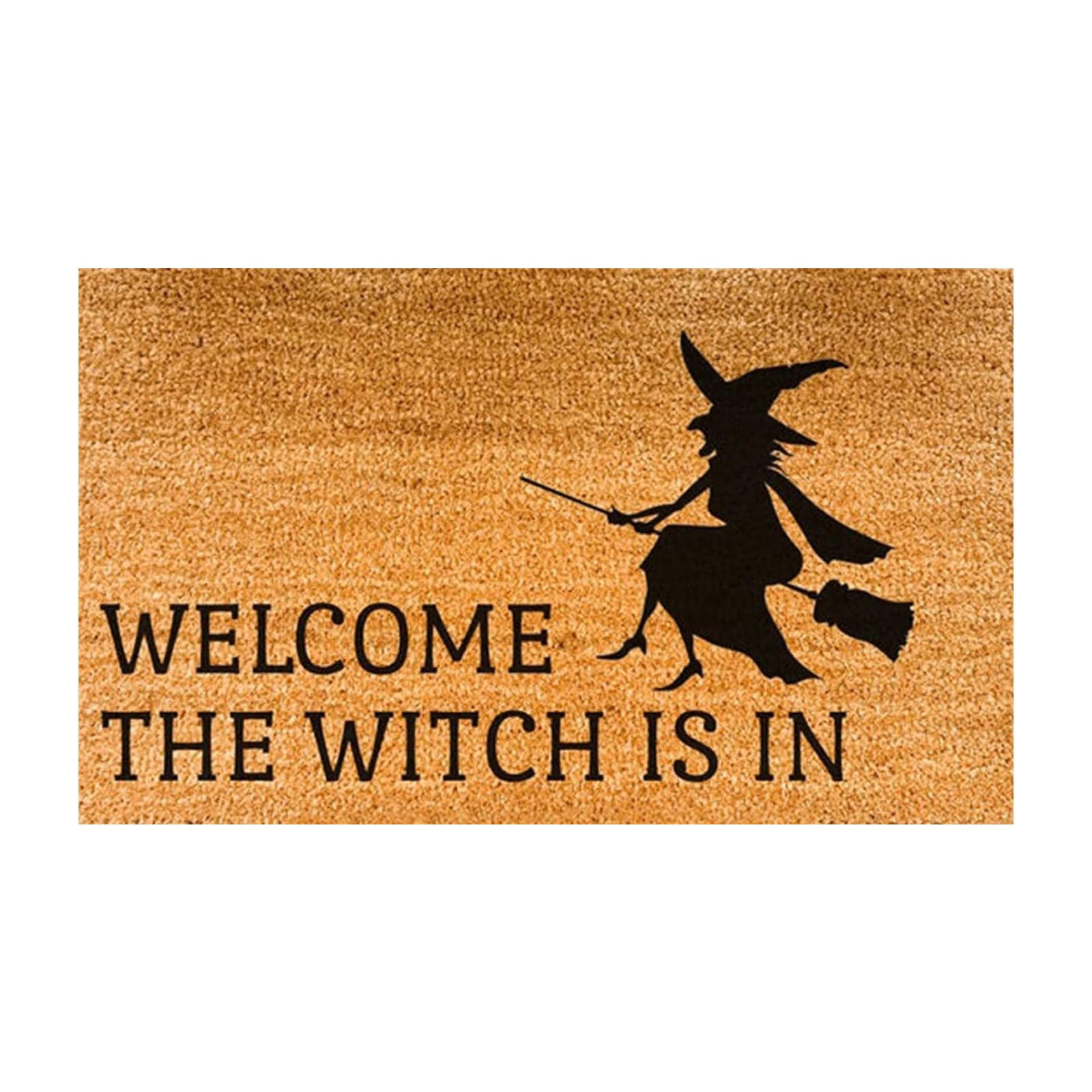 JikouIivo Witch Door Mat, Halloween Welcome Mat, The Front Door Mat ...