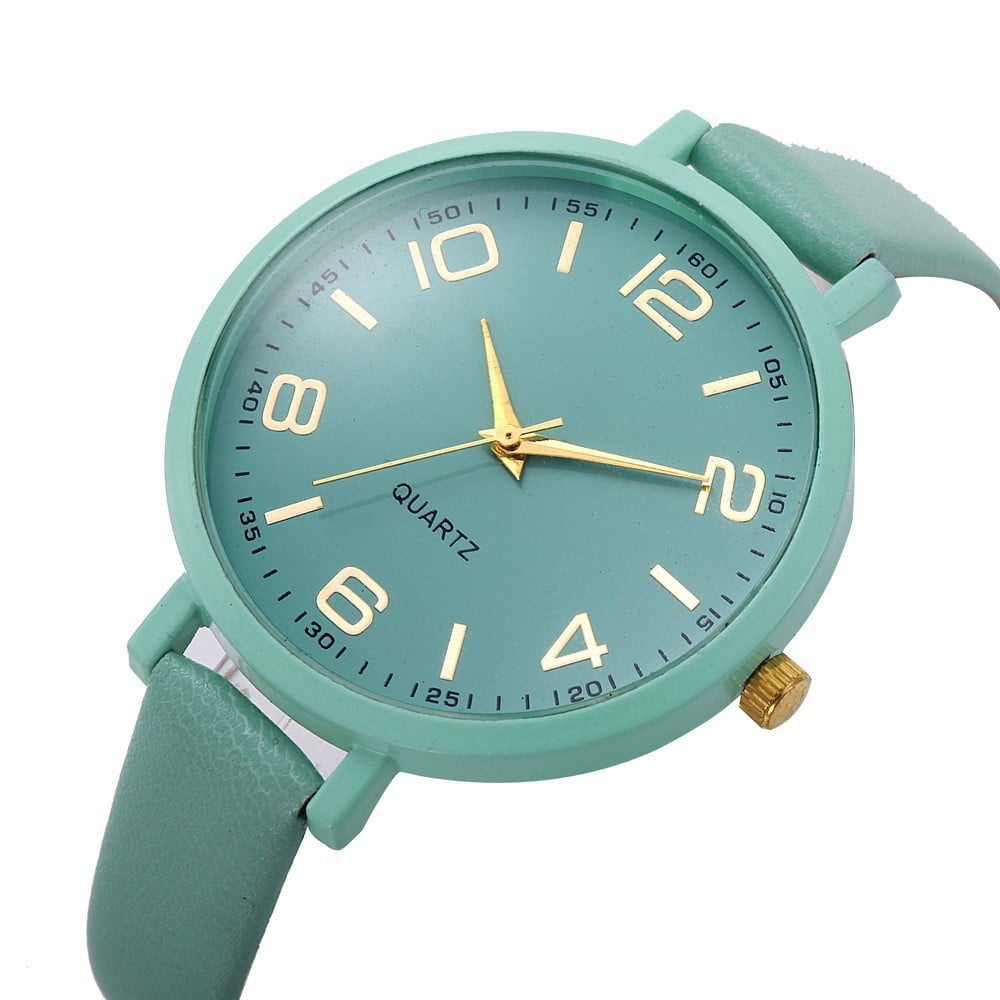 JikouIivo Women Casua Faux Leather Quartz Analog Wrist Watch - Walmart.com