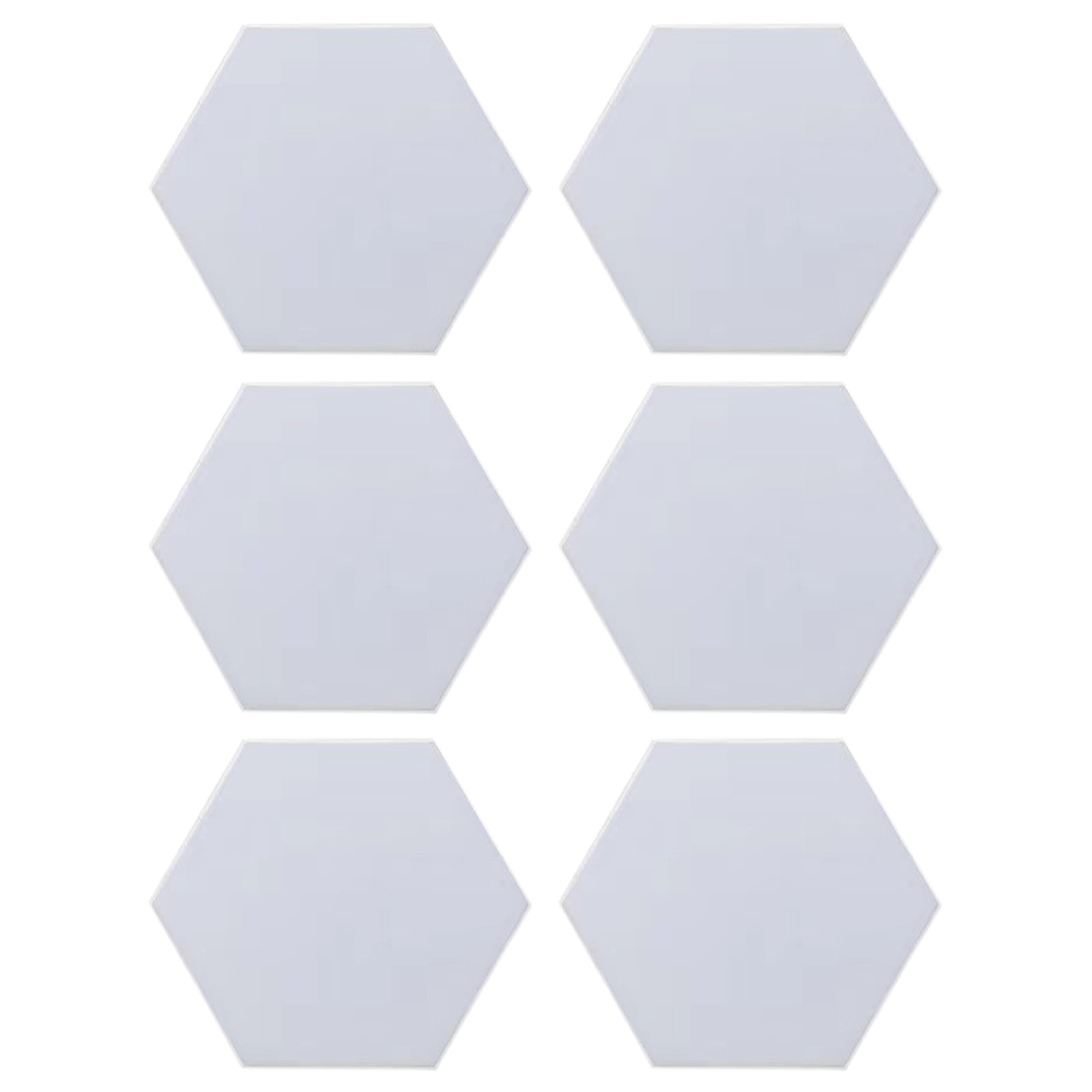 JikouIivo 6-PC Hexagonal Wall Lamp RGB Panel - Smart APP Hexagonal ...