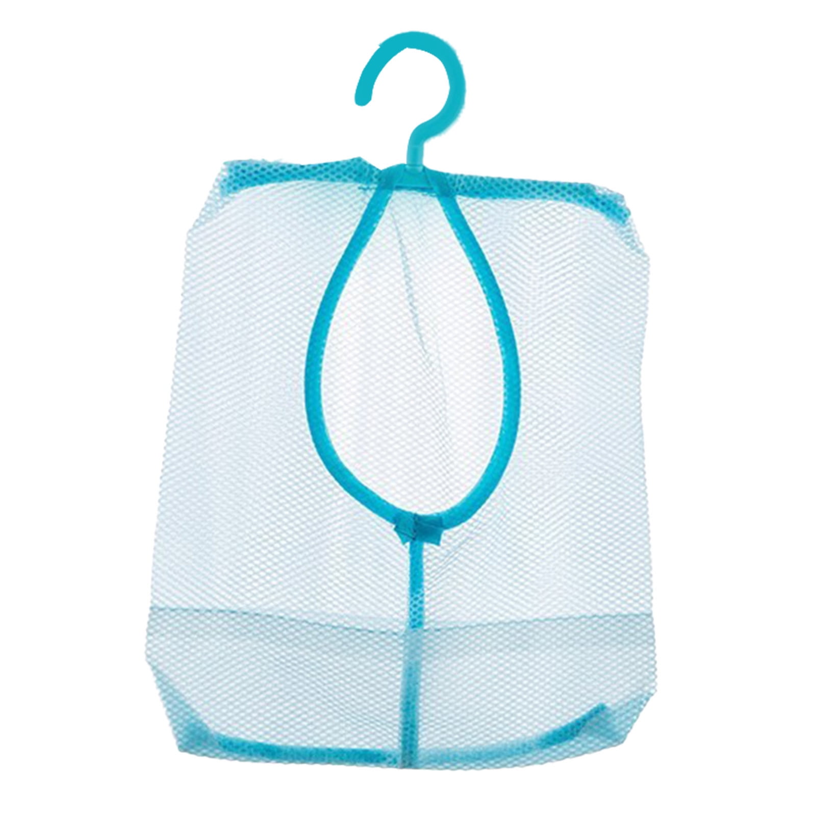 JikouIivo Clothes Pin Multipurpose Hanger Mesh Laundry Bag with Hanger ...