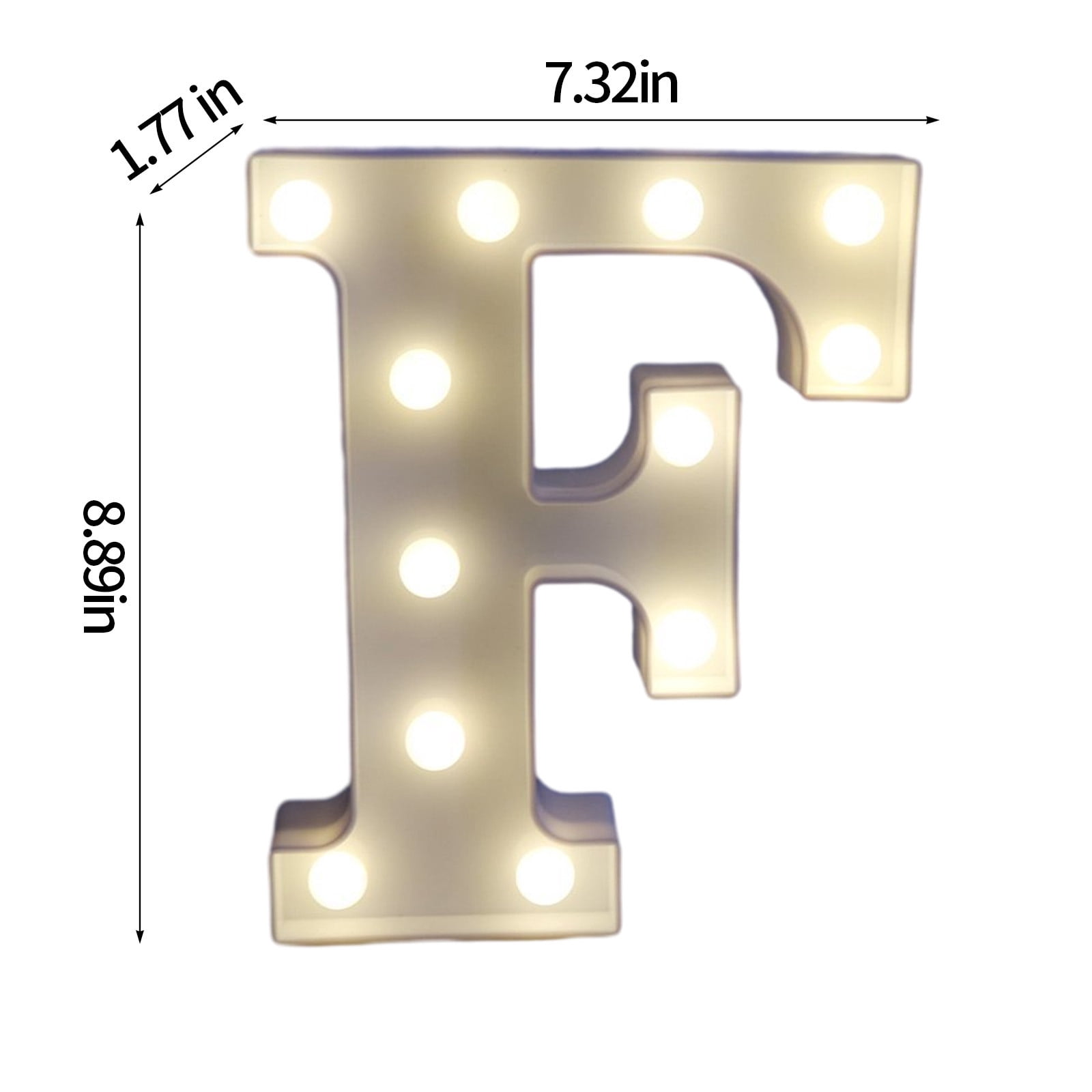 JikouIivo Light Up Letters , LED Letters Lights Sign 26 Alphabet Big ...