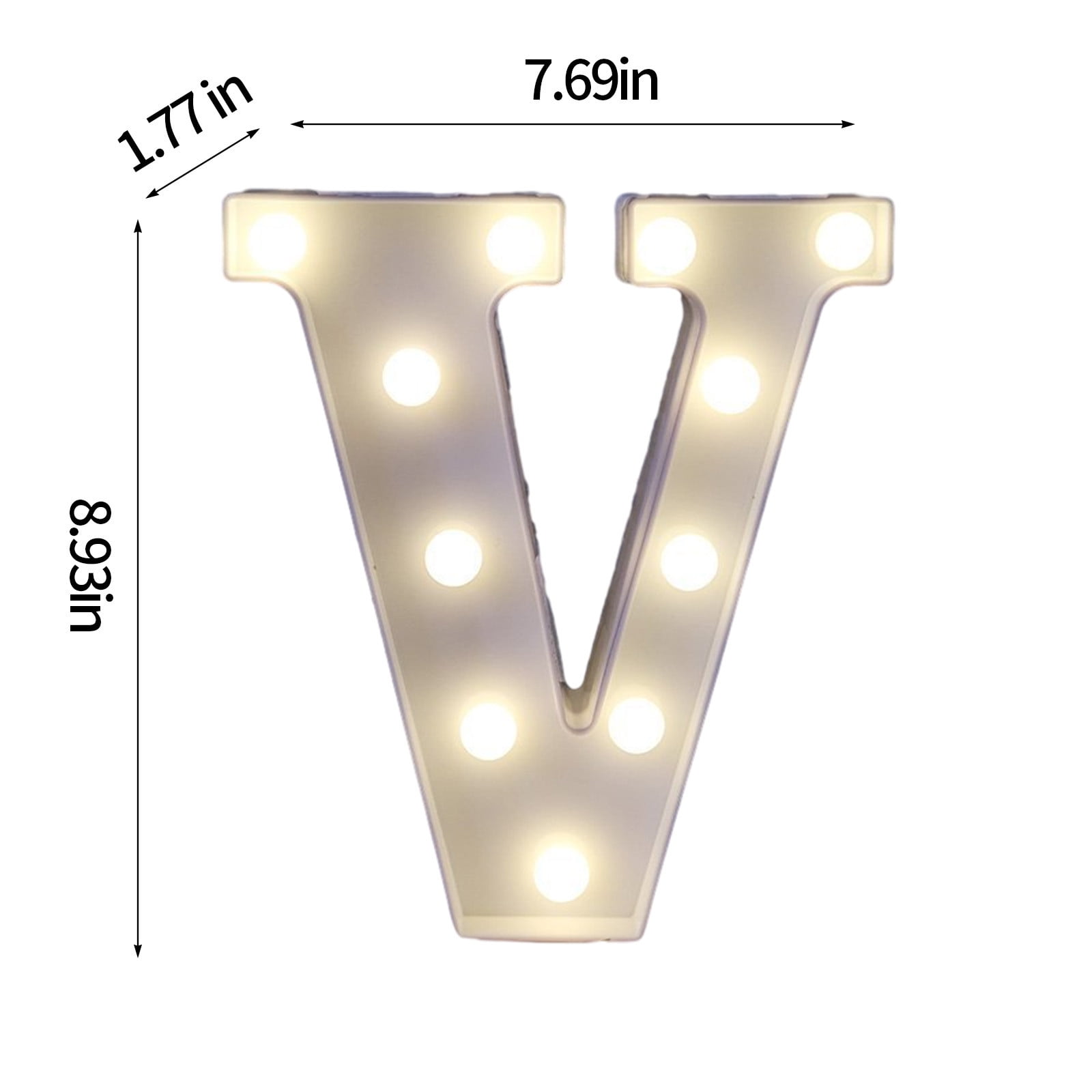 JikouIivo Light Up Letters , LED Letters Lights Sign 26 Alphabet Big ...