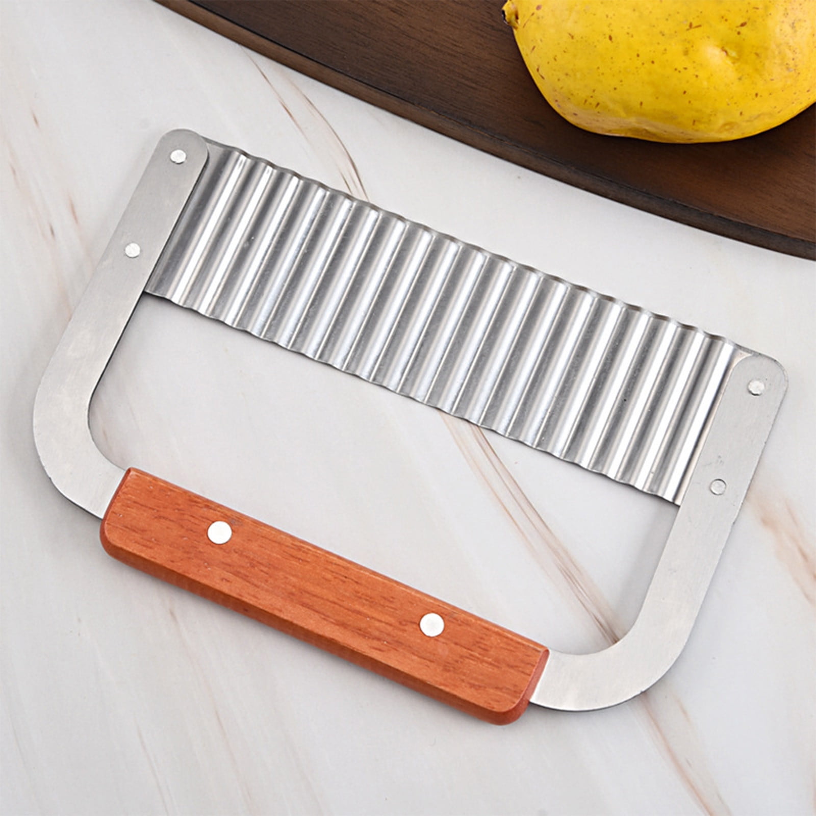 JikouIivo Stainless Steel Potato Slicer, Stainless Steel Chopper salad ...