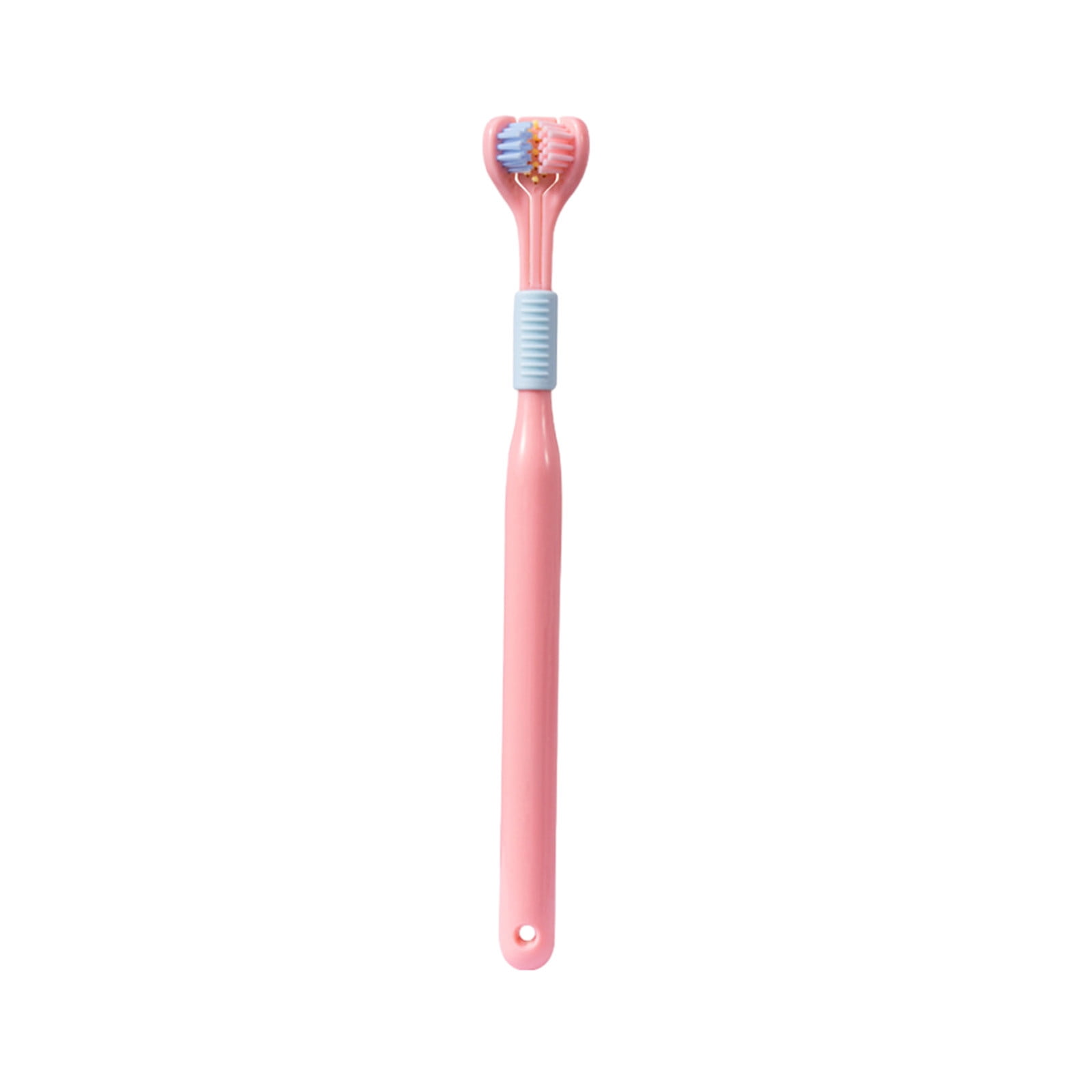 JikouIivo Three-sided Toothbrush, Three-head Toothbrush With Soft ...