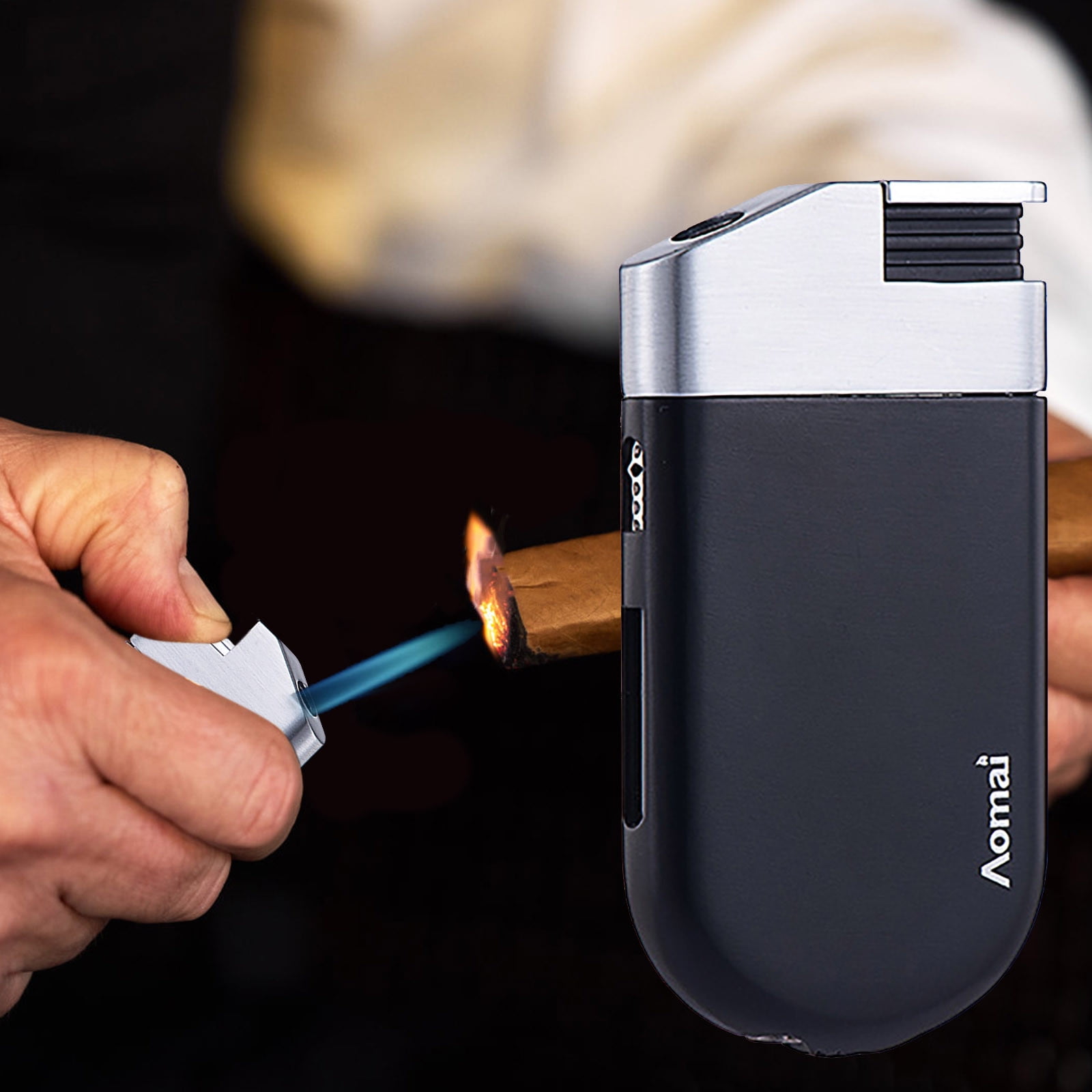 JikouIivo Torch Lighter,Metal Machinery Trendy Play Decompression ...