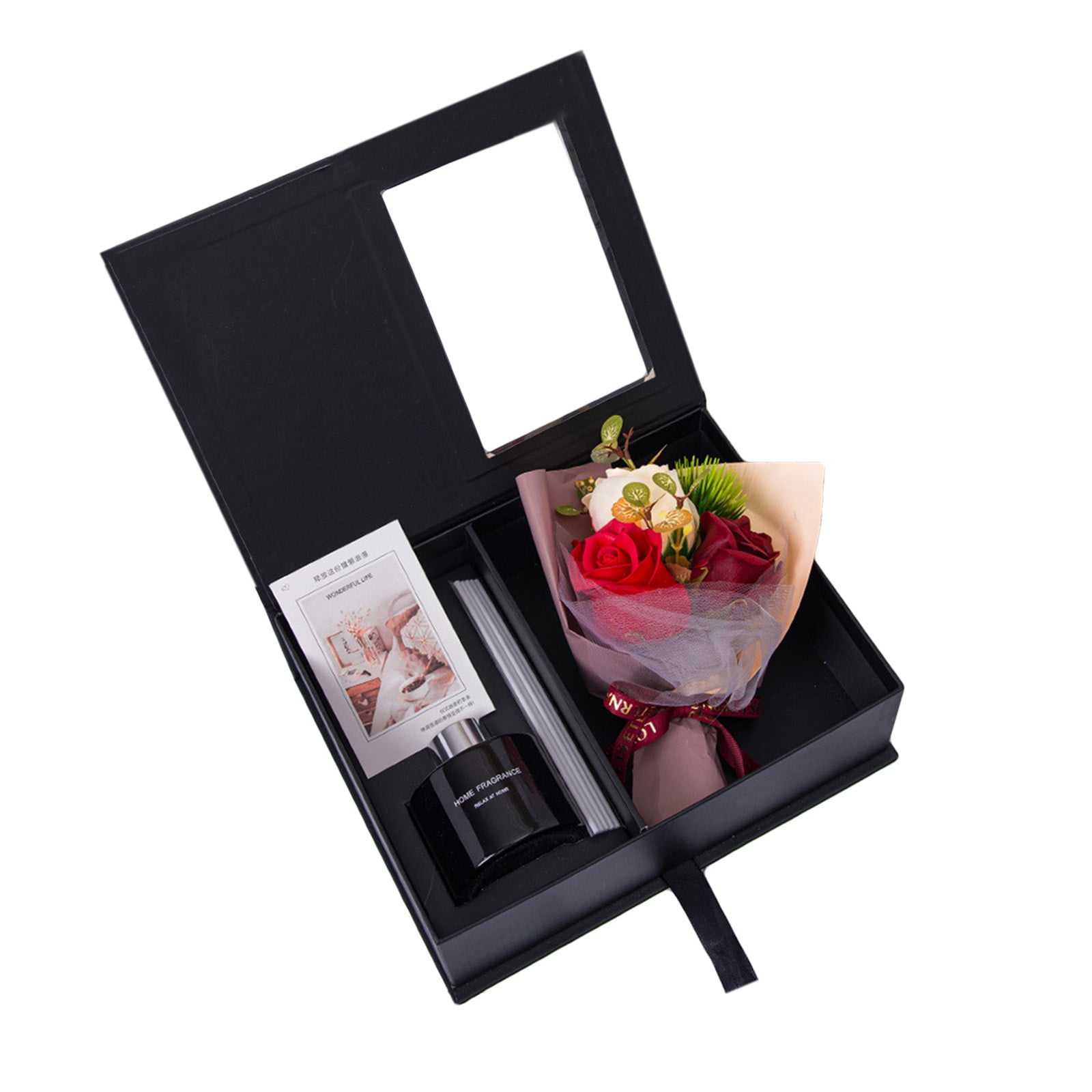 JikouIivo Valentine's Day Aromatherapy Flower Bouquet Gift Set Gift Box ...