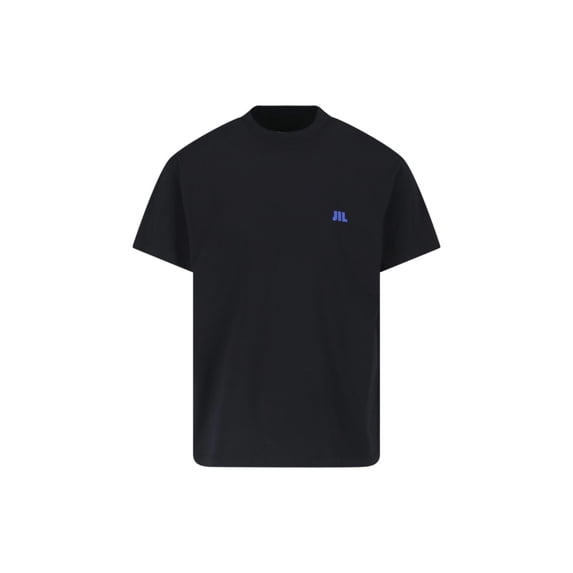 Jil Sander Black Crewneck Logo Cotton T-Shirt (Men's) - Walmart.com