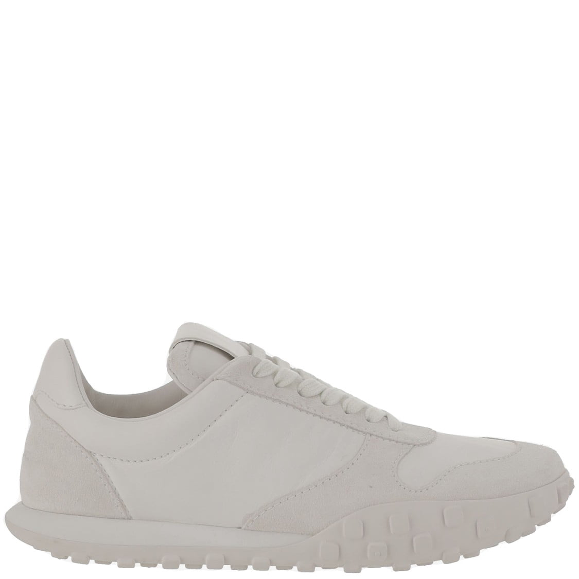 Jil Sander Satin-Effect Nylon Sneakers With Suede Trim And Rubber Sole ...