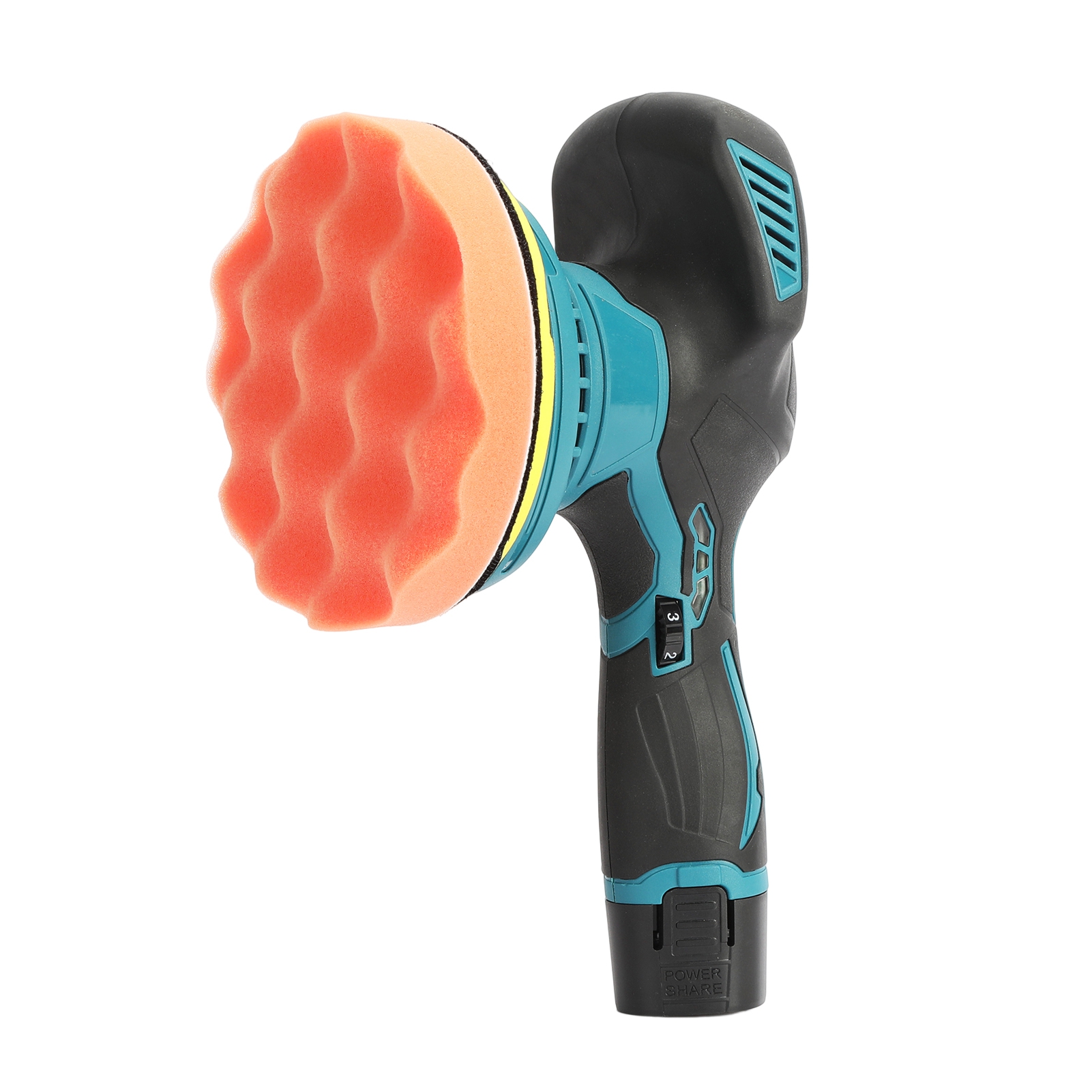 Jiledu Cordless Car Buffer Polisher 24W Car Polisher Waxing 6 Variable ...