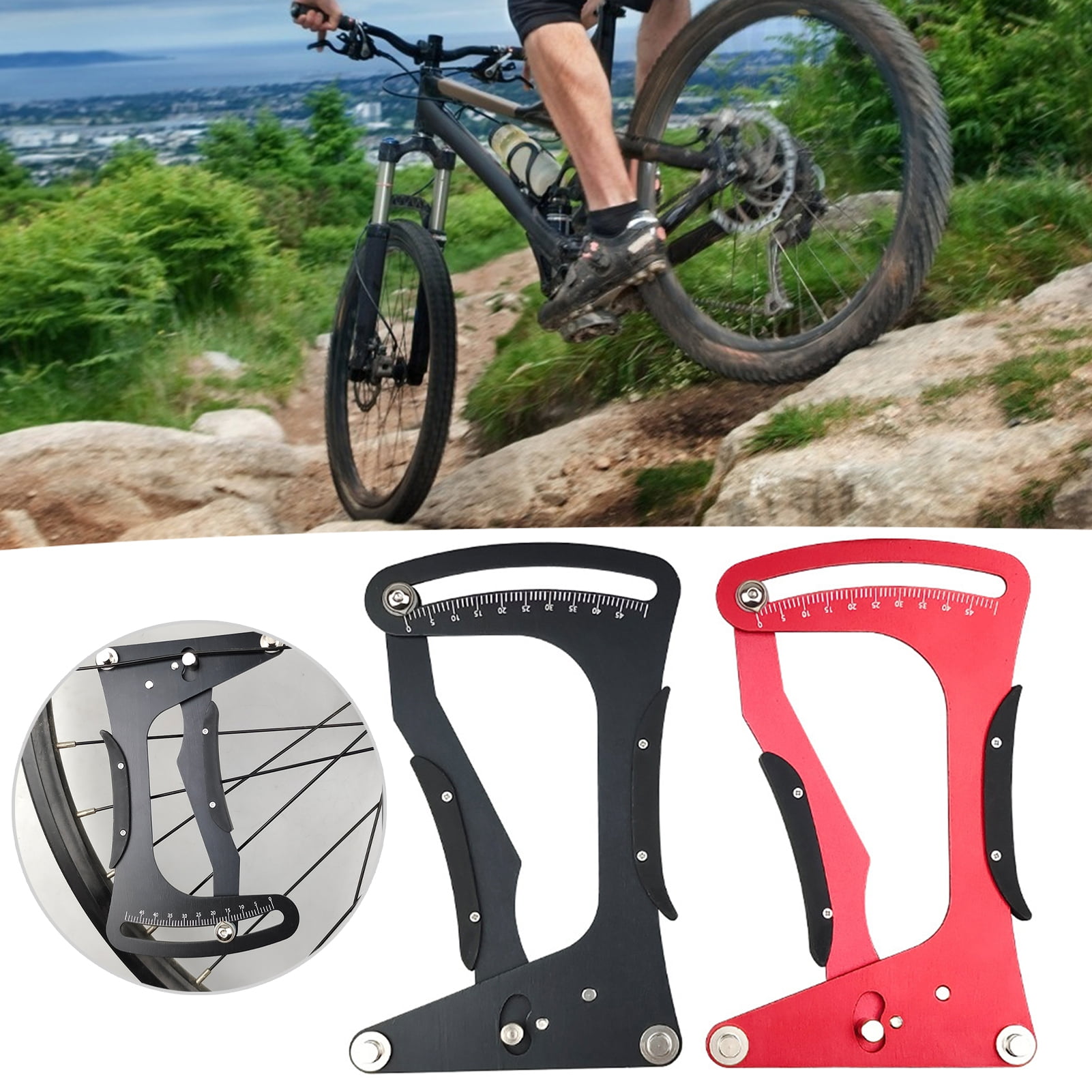 Jiledu Bike Wheel Spoke Tension Meter Accurate Heavy Duty MTB Mountain ...