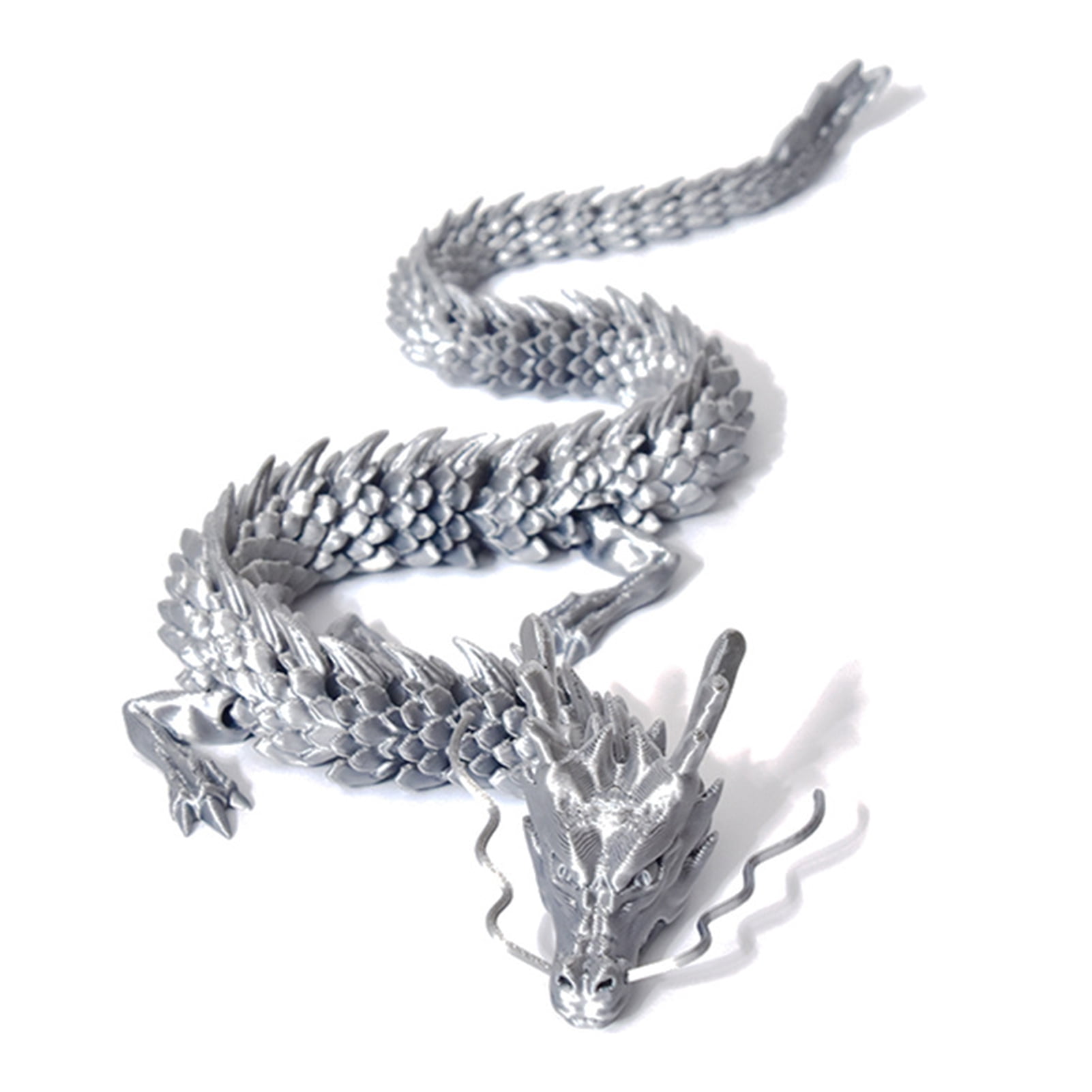 Jiledu Chinese Dragon Statue 3D Printed Dragon Figurine with Movable ...