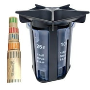 SKYSHALO Roller 230 Coins/min 4 Coin Tubes and USD Coin Sorter Coin ...