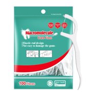 Bright White Diamond Dental Floss-Pick Holder, Dispenser Includes 88 ...