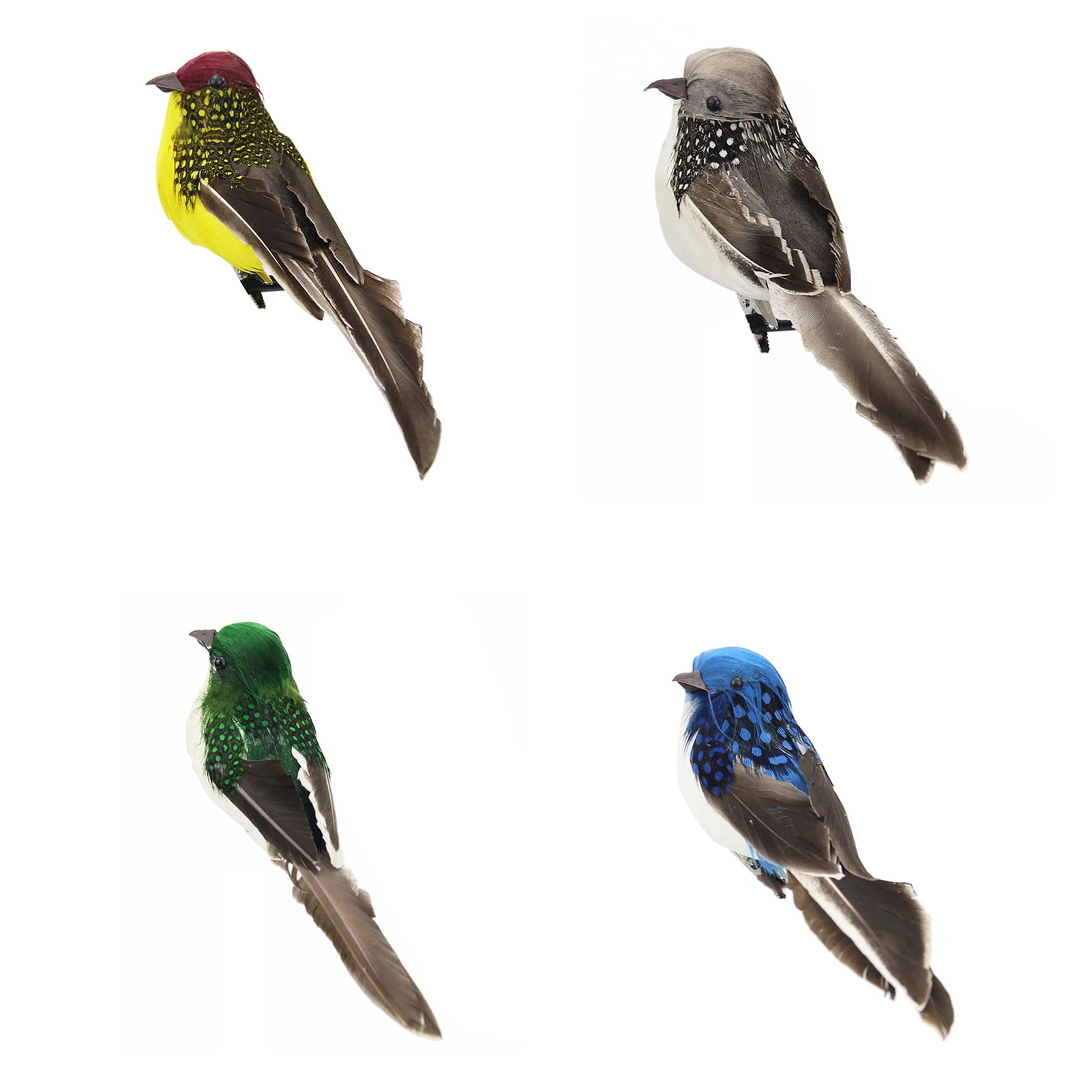 Jiledu Realistic Garden Decoration Artificial Feathered Foam Bird ...