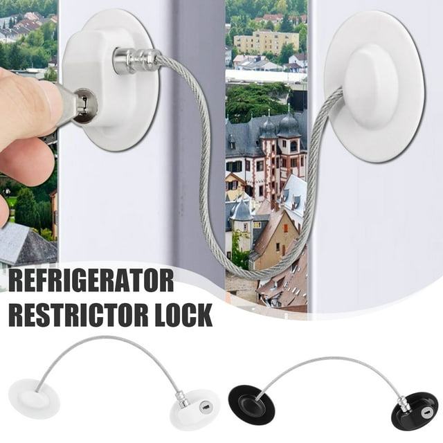 Jiledu Stainless Steel Window Restrictor Lock Adhesive Door Window Lock ...