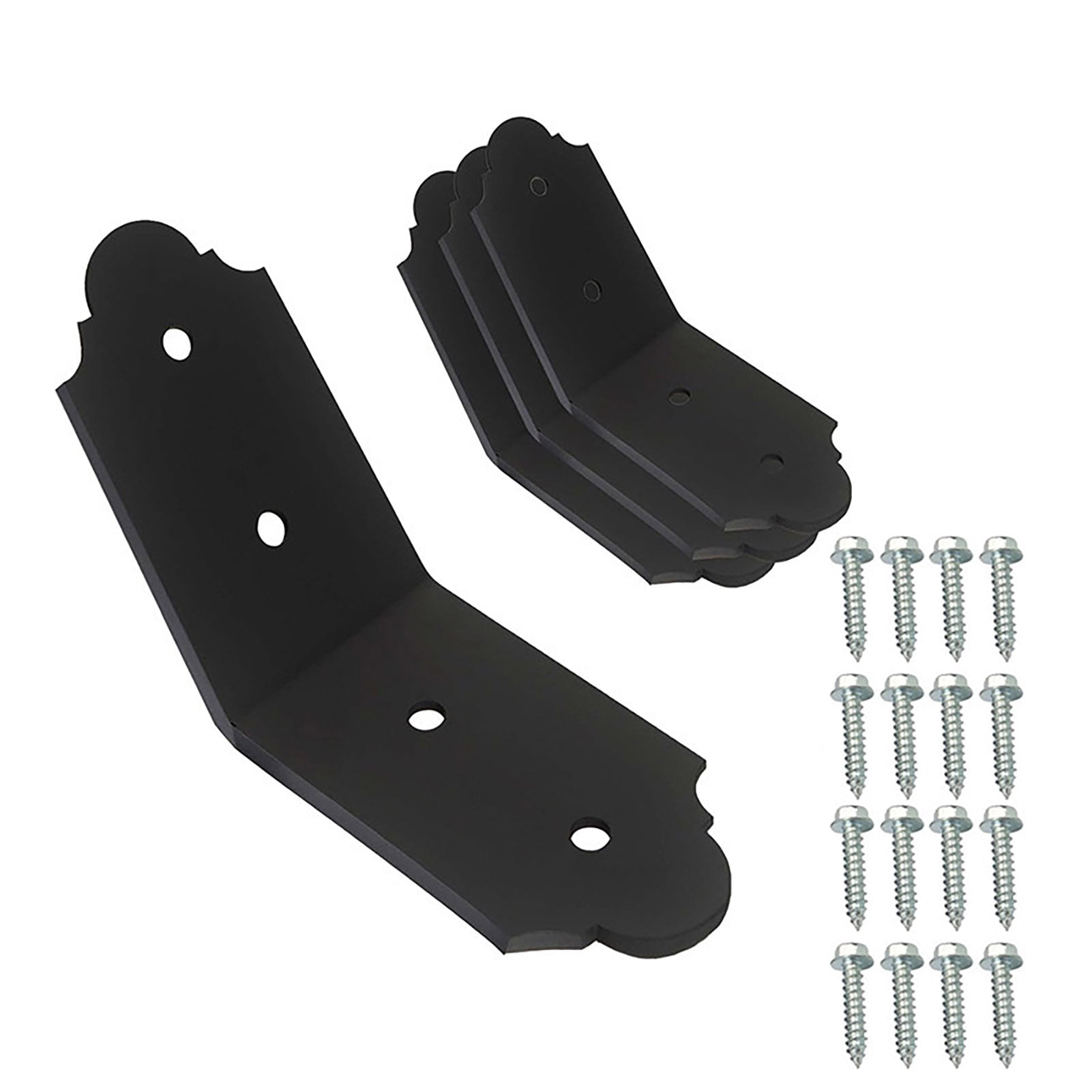 Jiledu Table Top Fasteners Adjustable Corner Brackets - with Screws ...