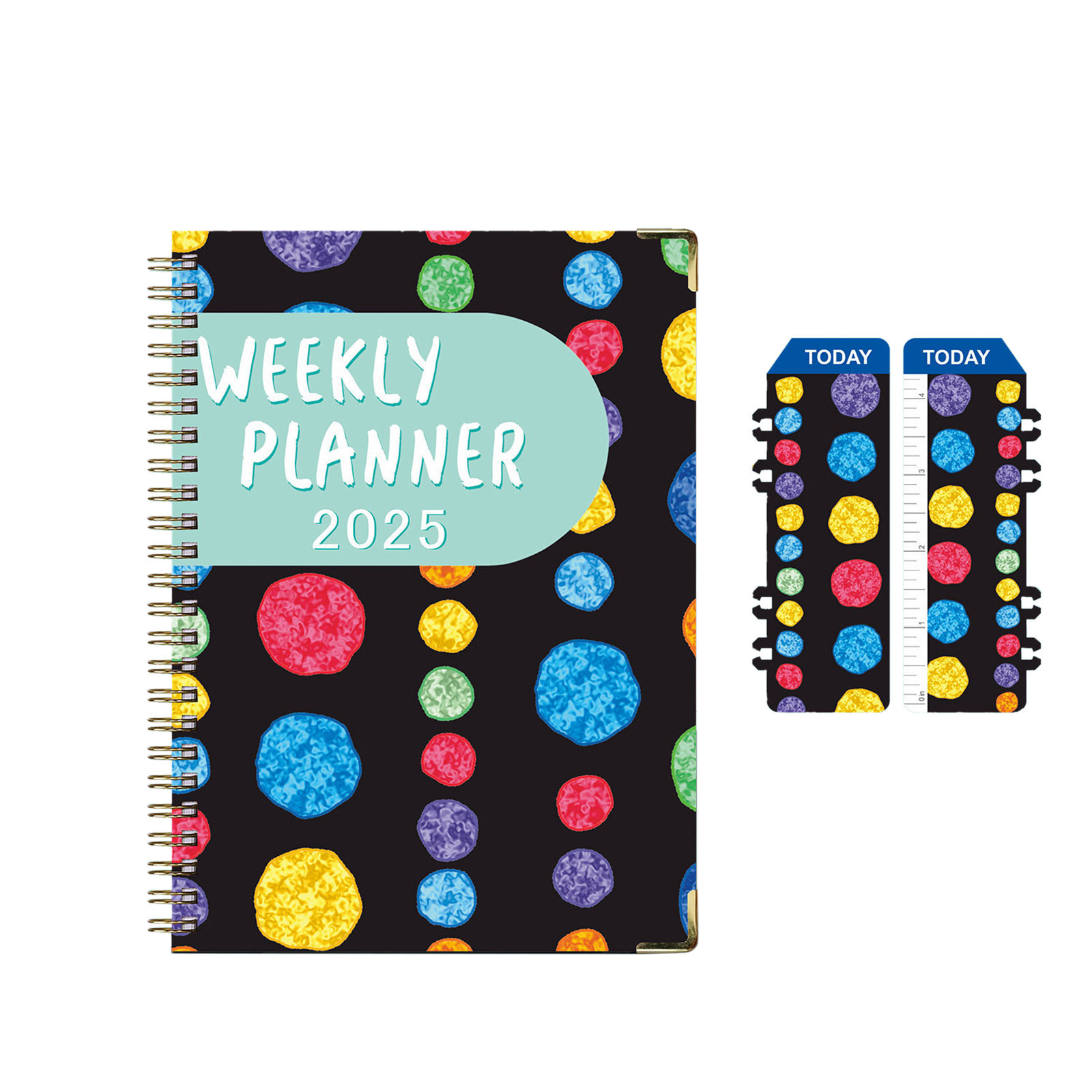 Jileiy 2025 Notebook A5 Coil Diary Plan Work Movement Schedule ...