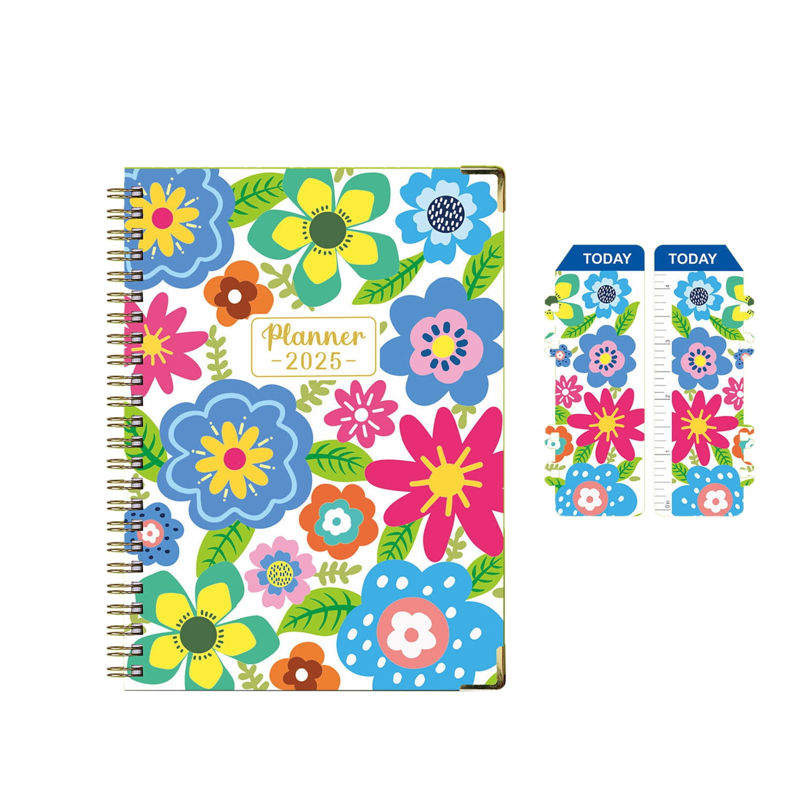 Jileiy 2025 Notebook A5 Coil Diary Plan Work Movement Schedule ...