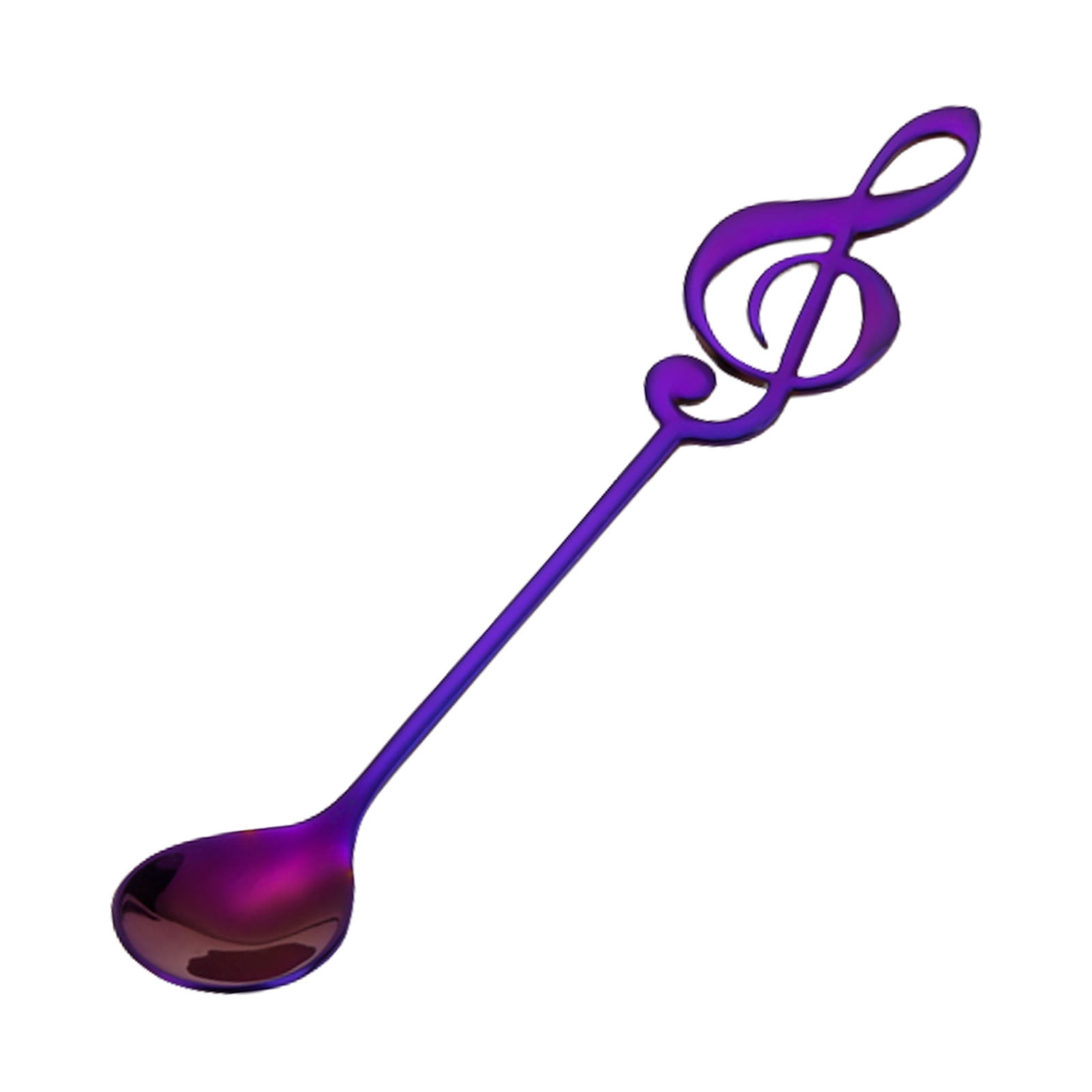 JilgTeok 1 Packs Music Note Stainless Steel Teaspoon Durable Bar Spoons ...