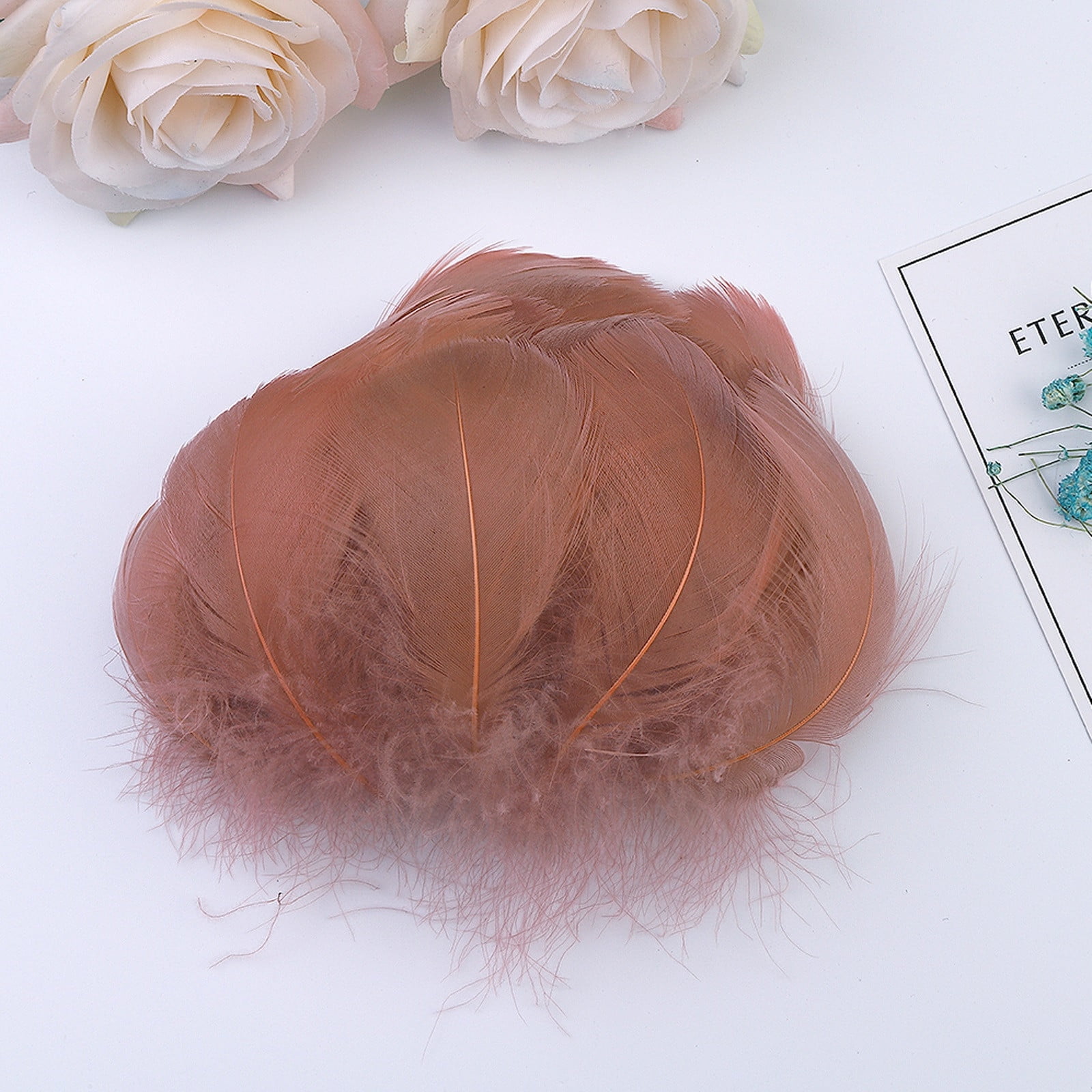 Jilgteok 100Pc Colorful Feathers 6-12 Cm in Small Feather Di Decoration ...