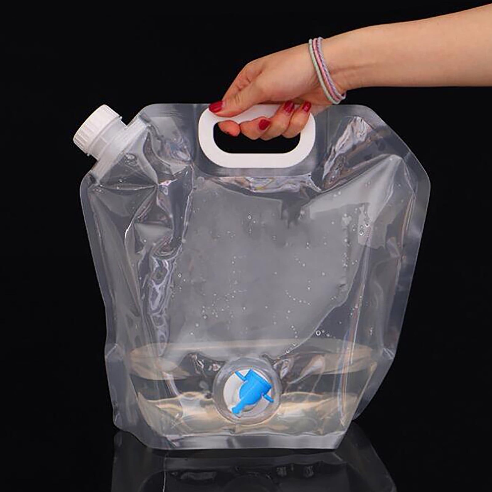JilgTeok 10L Water Bag Car Water Storage Bag Bucket Emergency Folding ...