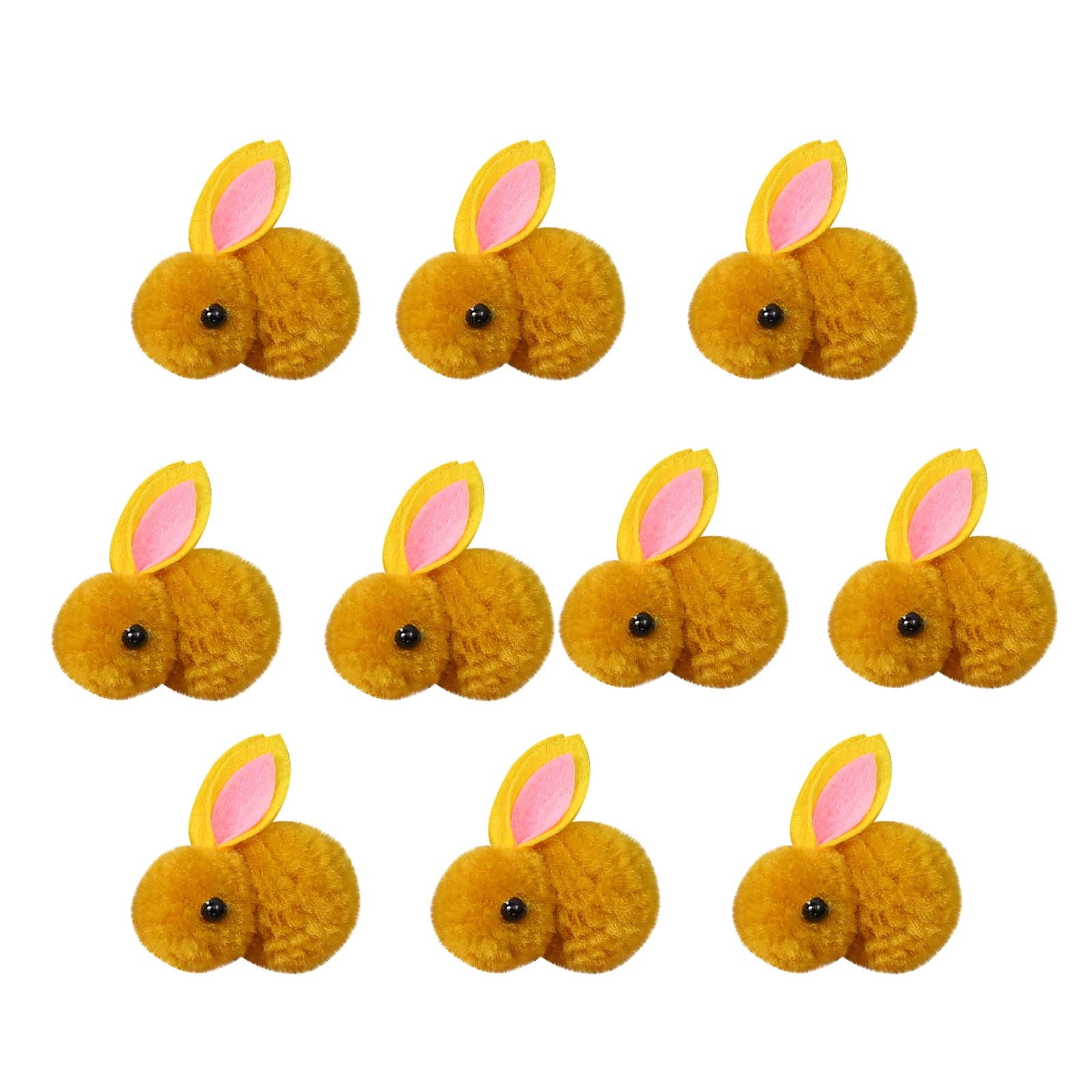 Jilgteok 10pcs Easter Decoration Plush Mini Bunny Easter Bunny Doll Toy T Mothers Day Ts