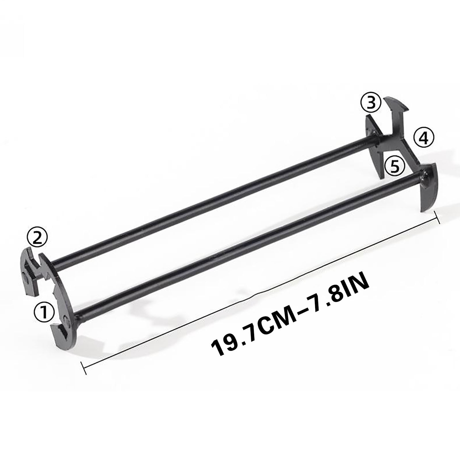 JilgTeok 2 Packs 5-in-1 Basin Wrench Multifunctional Faucet Tool Water ...