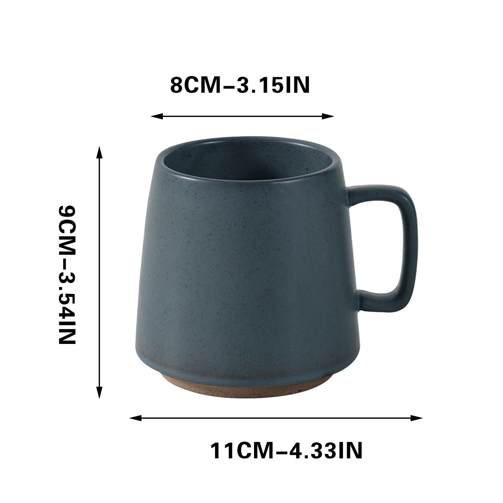 JilgTeok 2 Packs Advanced Ceramic Cup Japanese Retro Style Mug Home ...