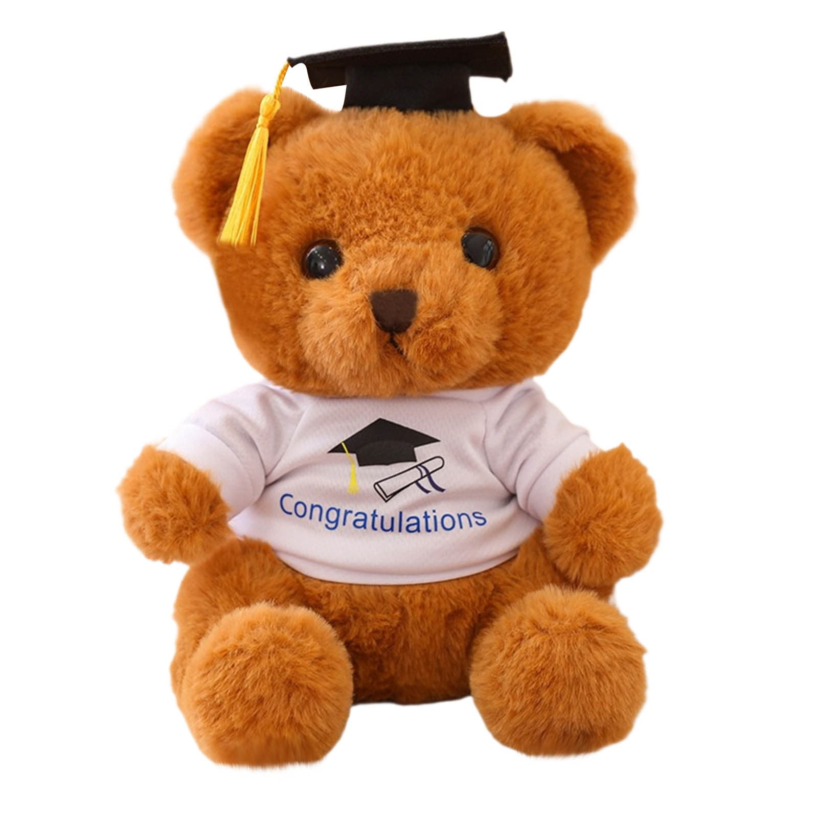 JilgTeok 2 Packs Graduation Bear Doll Plush Hat Bear Doll Toy ...