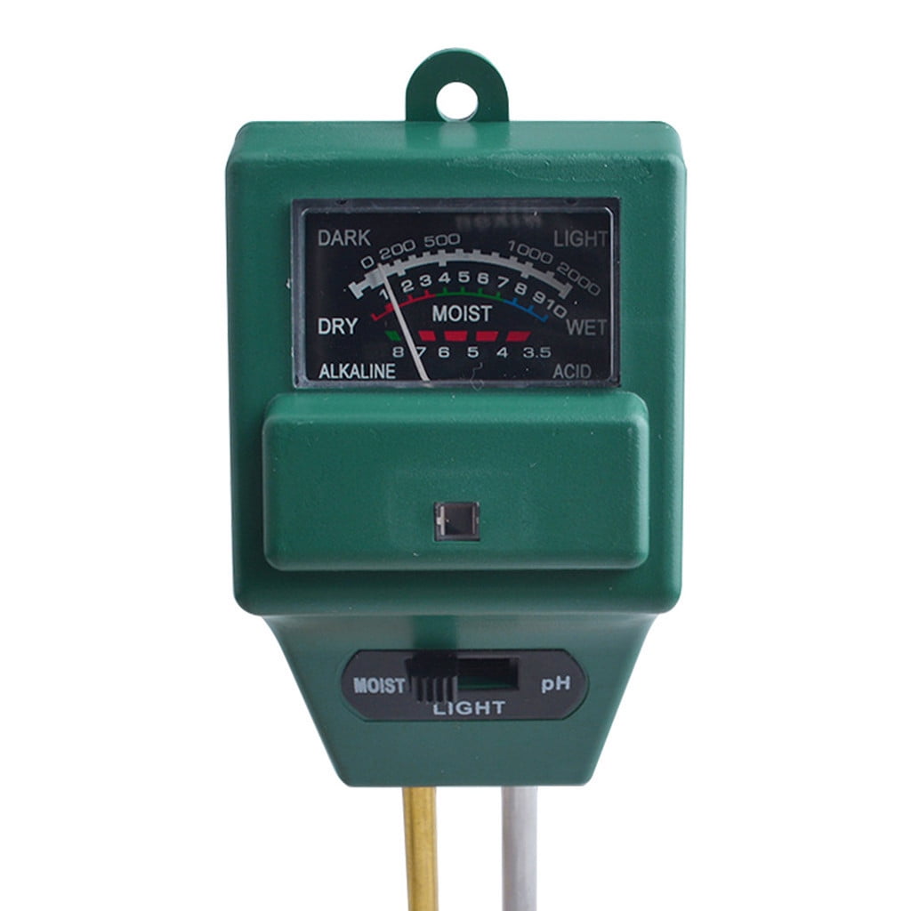 JilgTeok 2 Packs Soil pH Meter 3-in-1 Moisture Light pH Tester ...