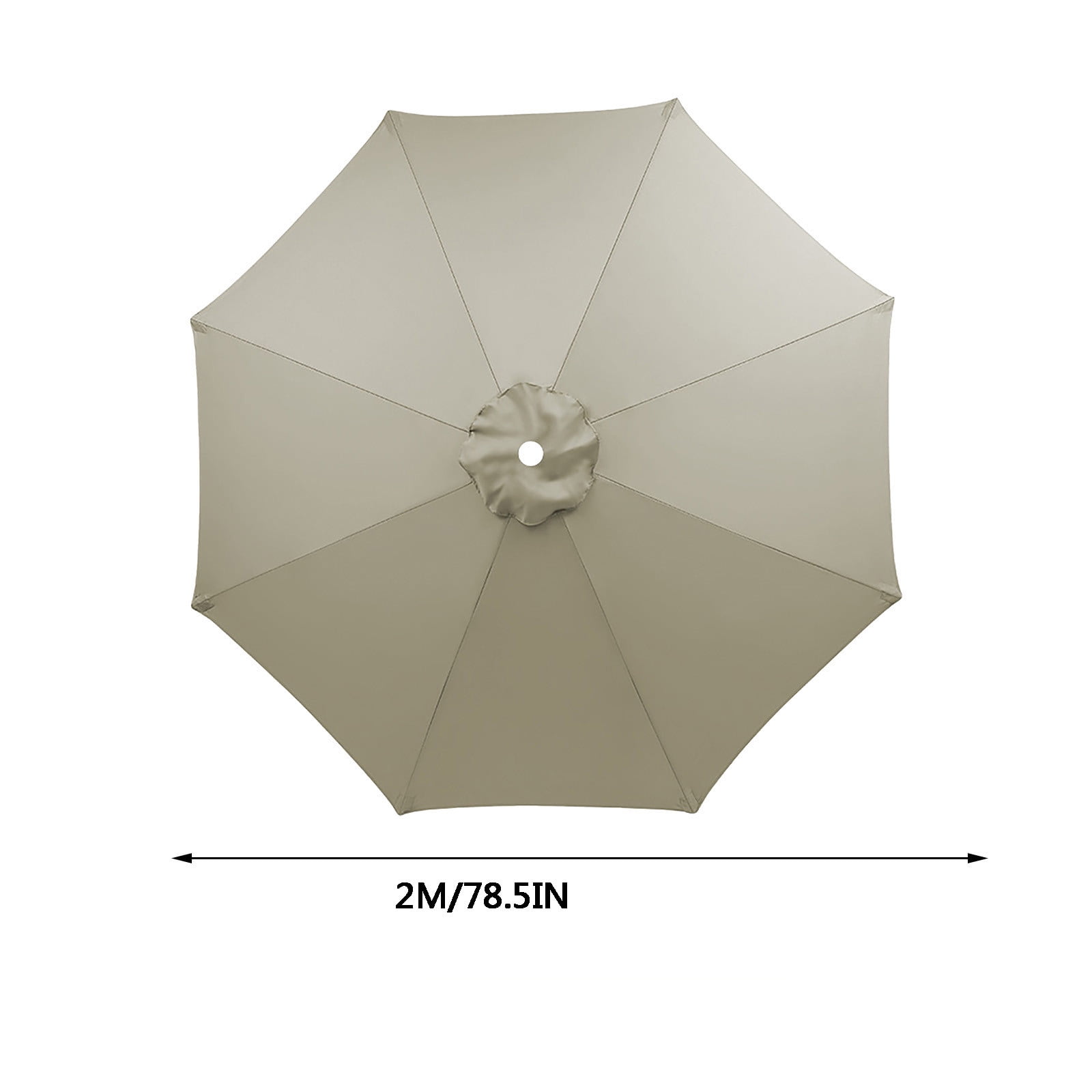 JilgTeok 2 Packs Umbrella Cloth Parasol Canopy Sun Umbrella Replacement ...