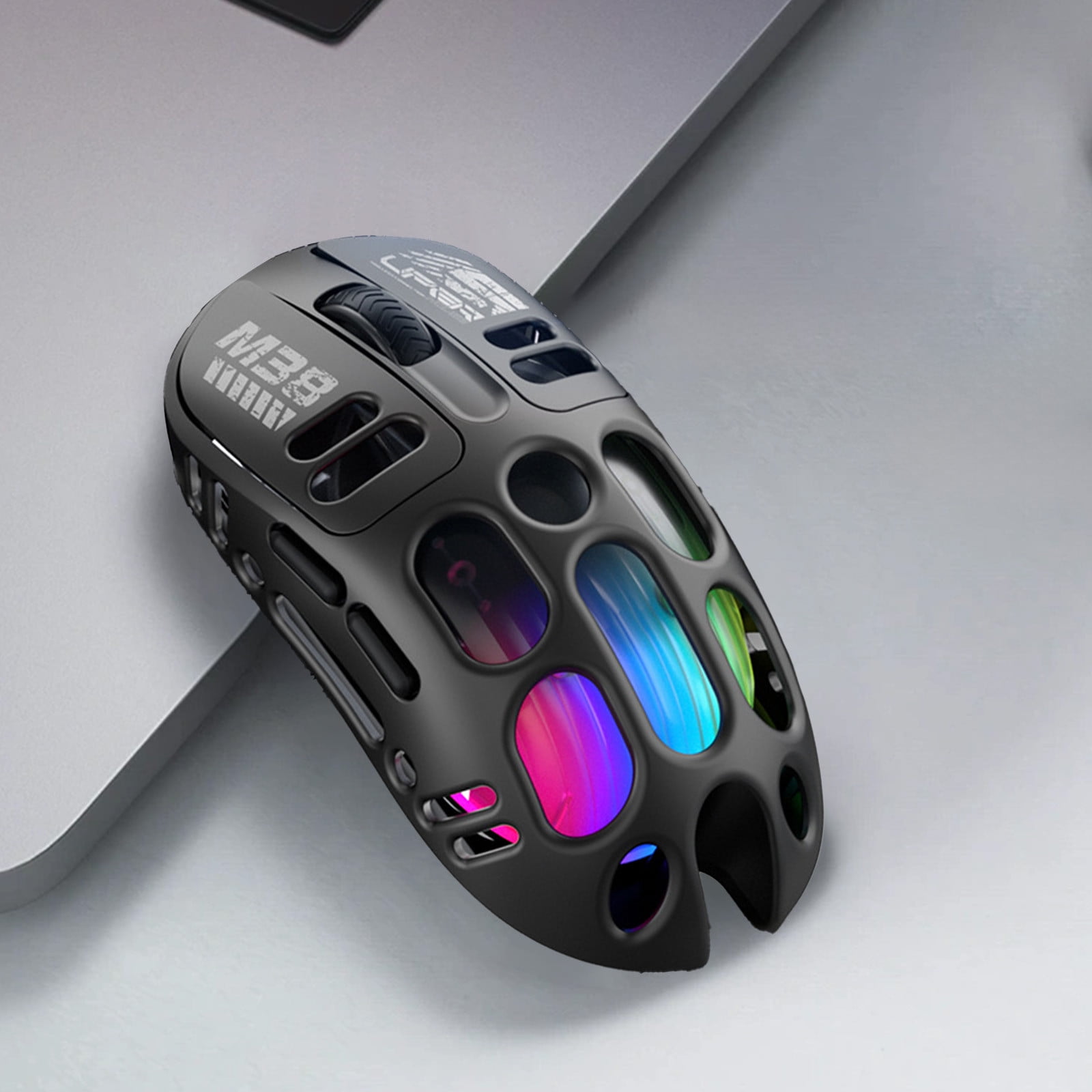 JilgTeok 2 Packs Wireless and Bluetooth 2 Mode Connection 5-speed DPI ...