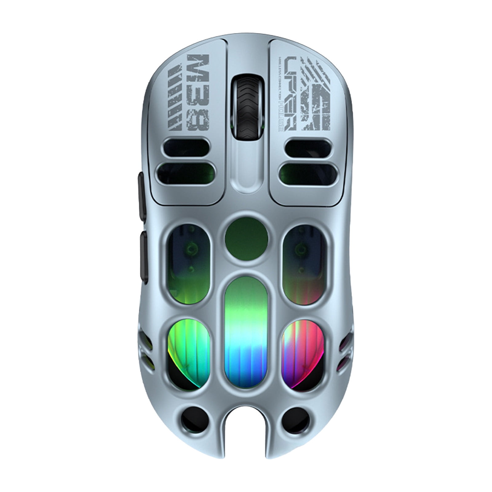 JilgTeok 2 Packs Wireless and Bluetooth 2 Mode Connection 5-speed DPI ...